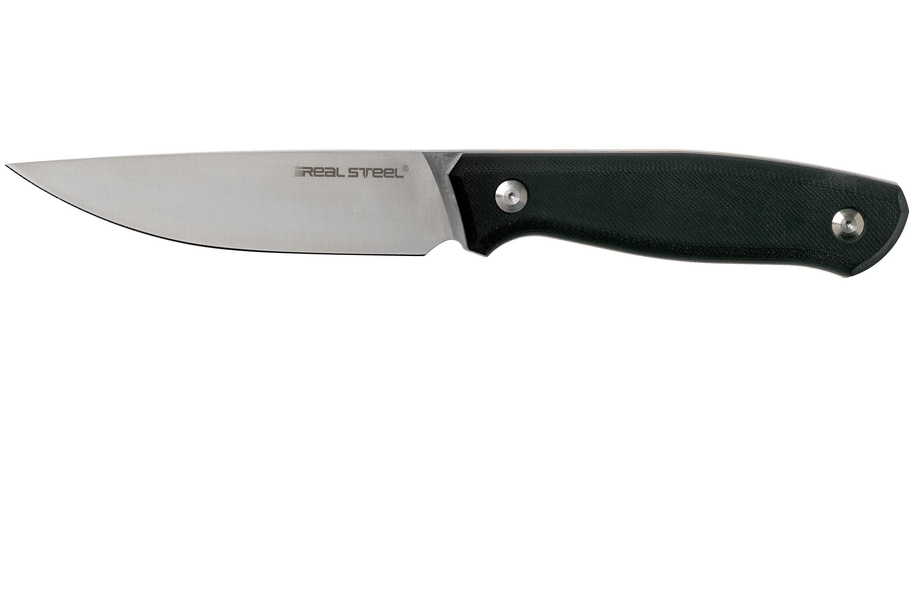 Real Steel Arbiter Satin 3810 fixed knife, Ostap Hel design ...