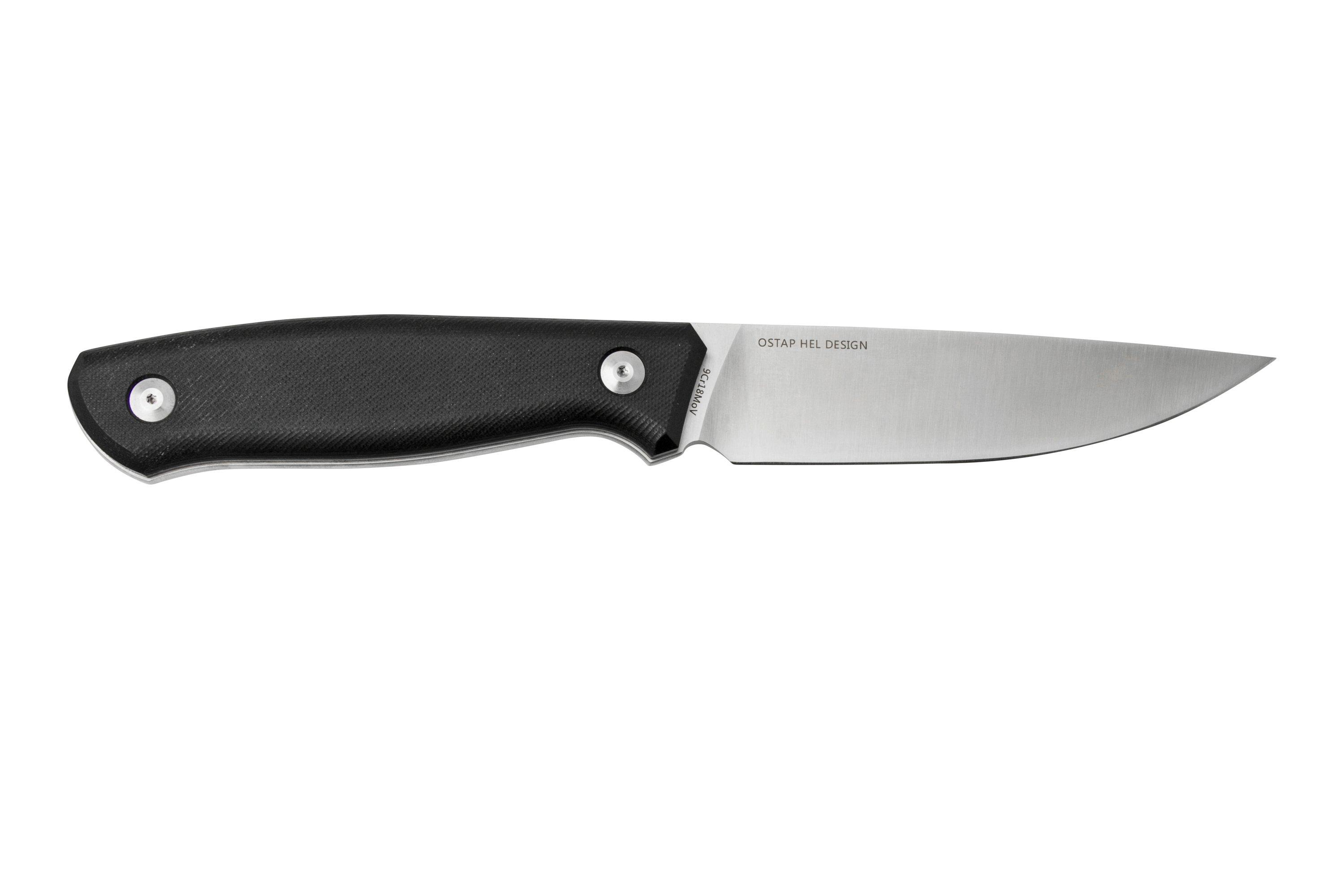 Real Steel Arbiter Satin 3810 fixed knife, Ostap Hel design ...