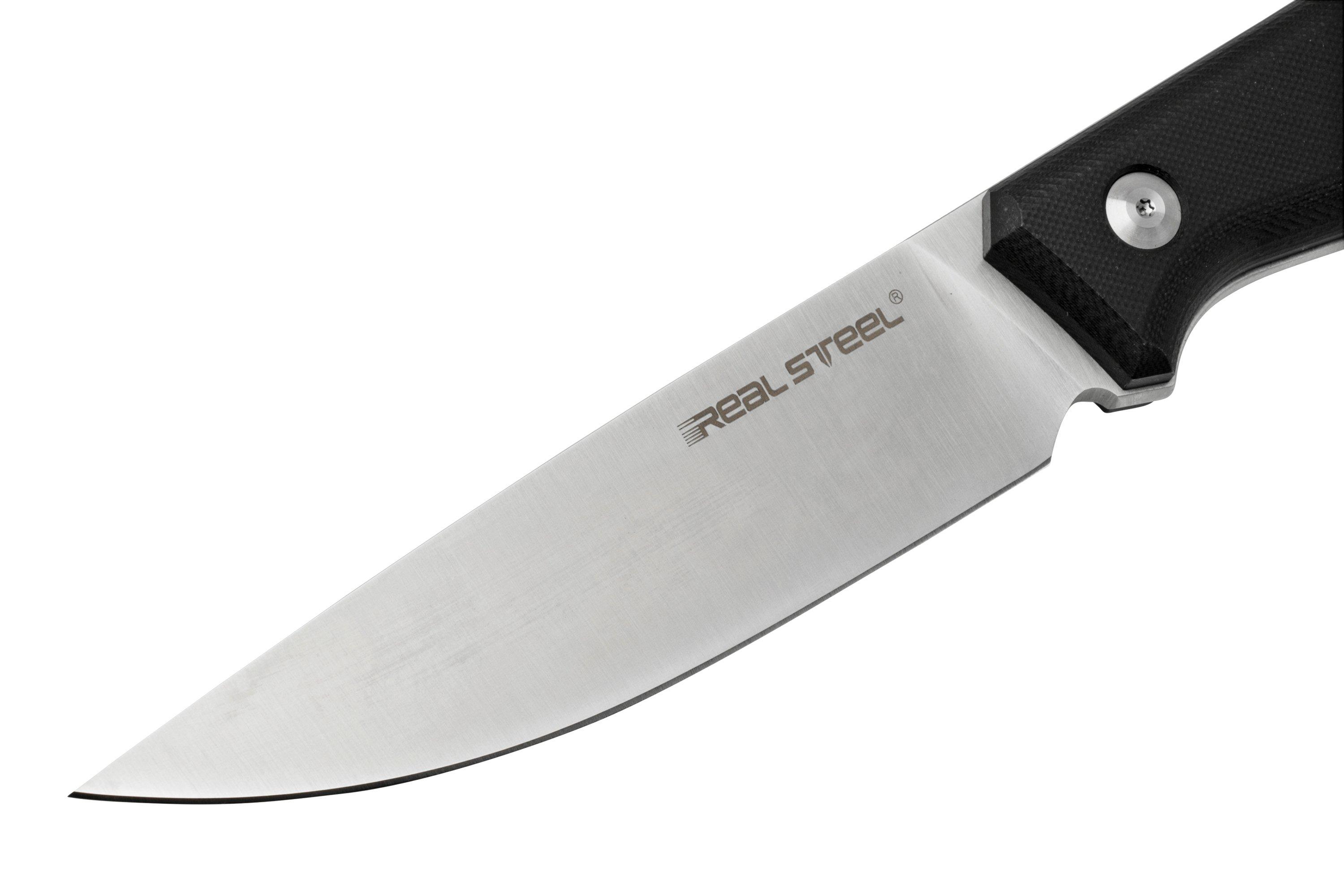Real Steel Arbiter Satin 3810 fixed knife, Ostap Hel design ...
