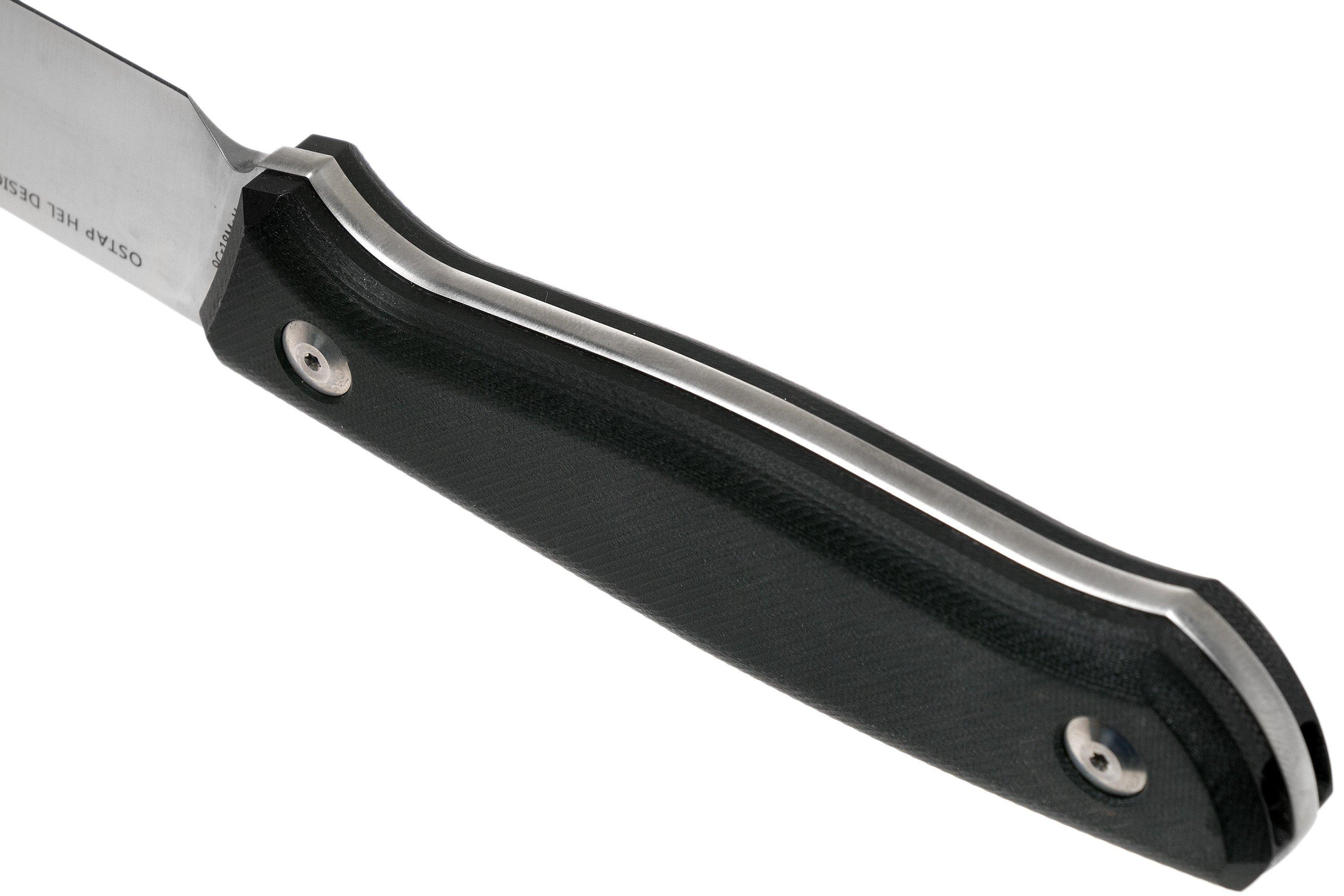 Real Steel Arbiter Satin 3810 fixed knife, Ostap Hel design ...