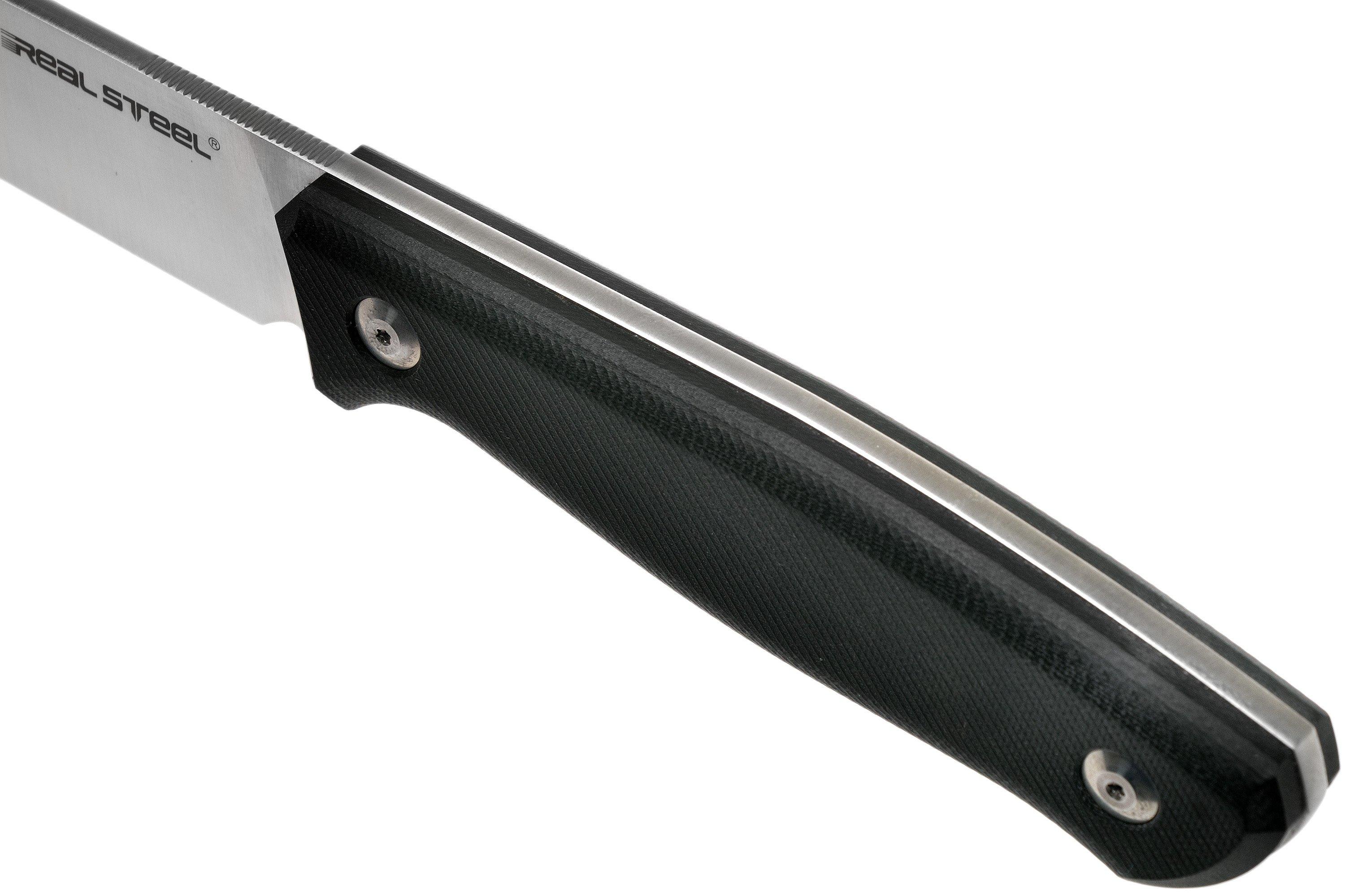 Real Steel Arbiter Satin 3810 fixed knife, Ostap Hel design ...