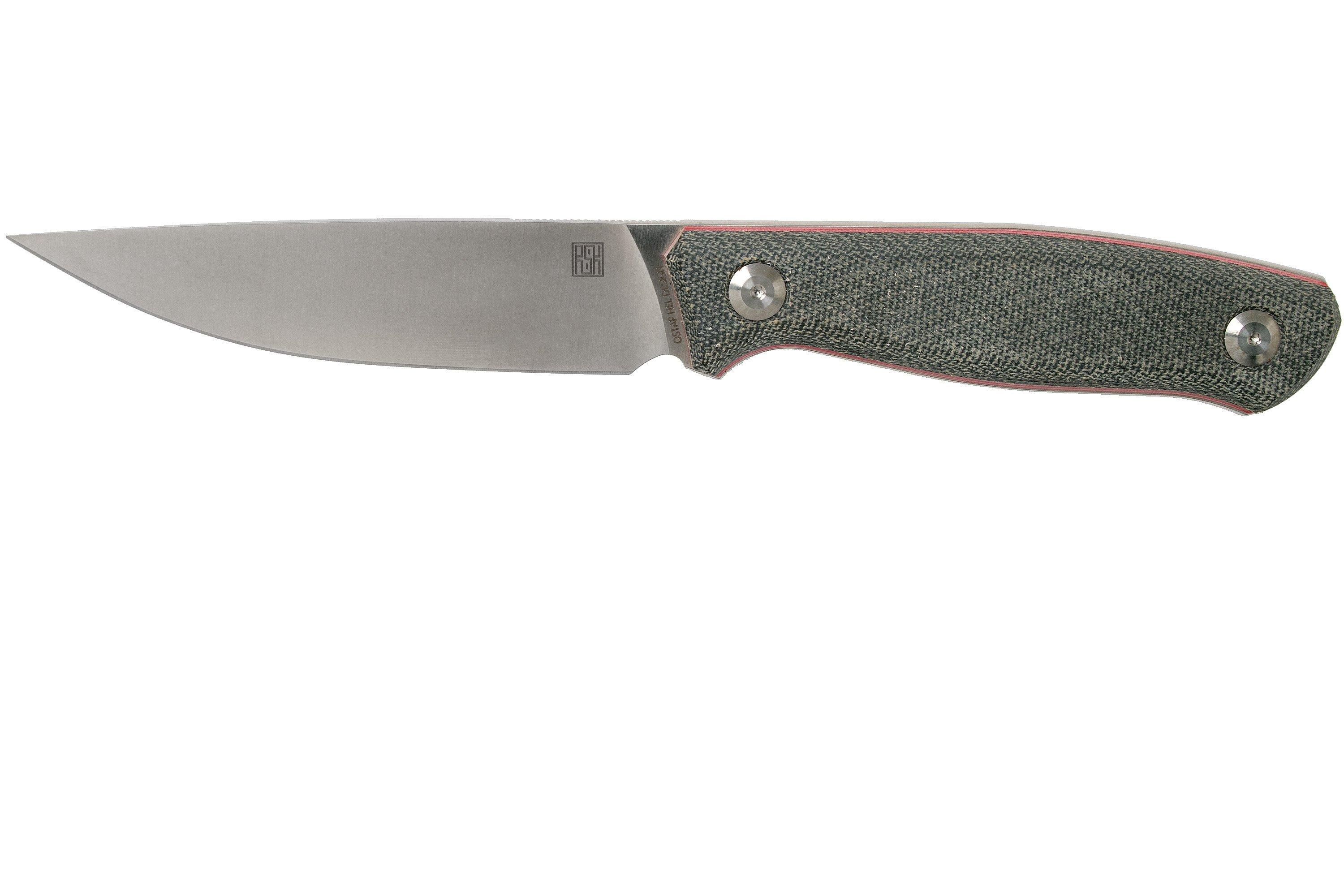 Real Steel Arbiter Premium Micarta 3814 M390 fixed knife ...