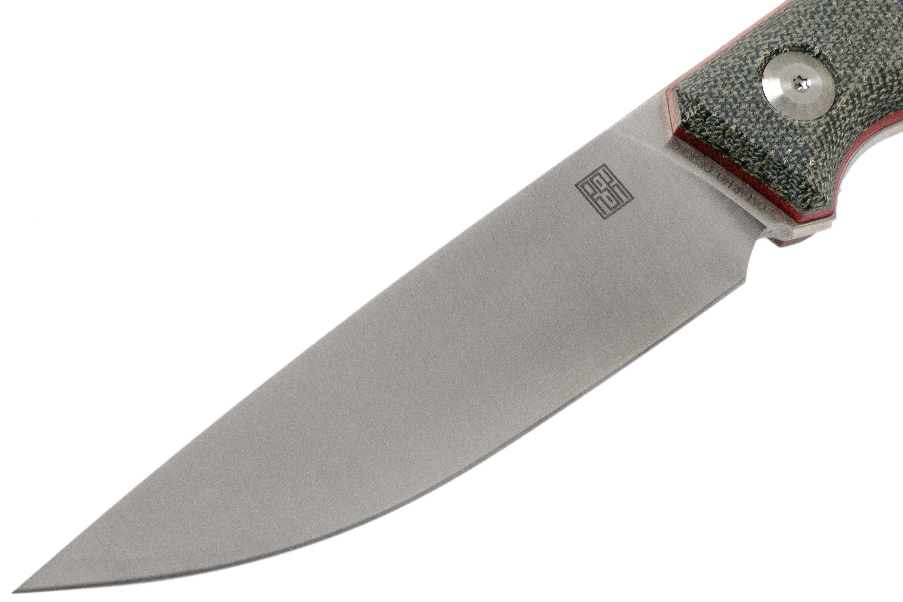 Real Steel Arbiter Premium Micarta 3814 M390 fixed knife ...