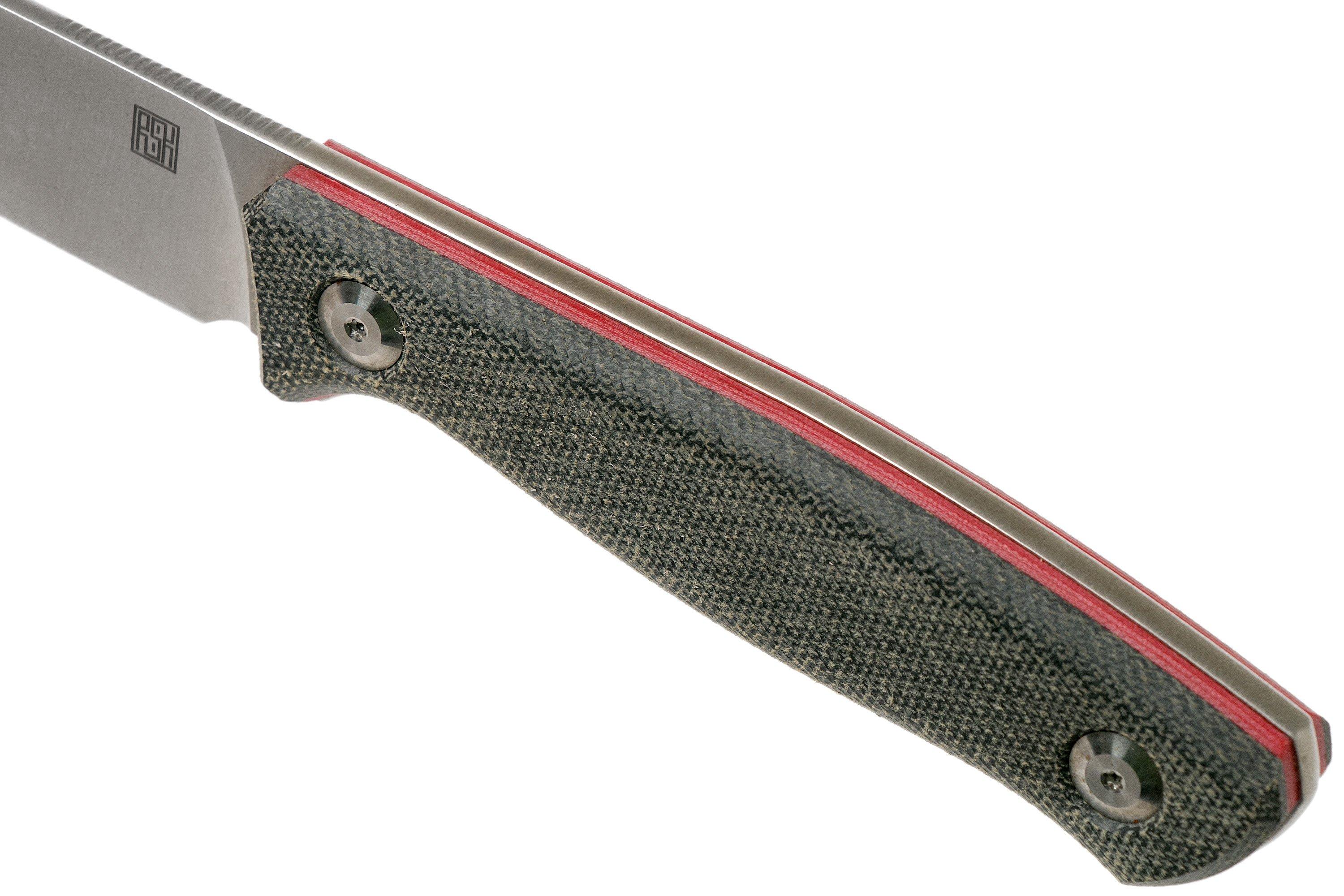 Real Steel Arbiter Premium Micarta 3814 M390 fixed knife ...
