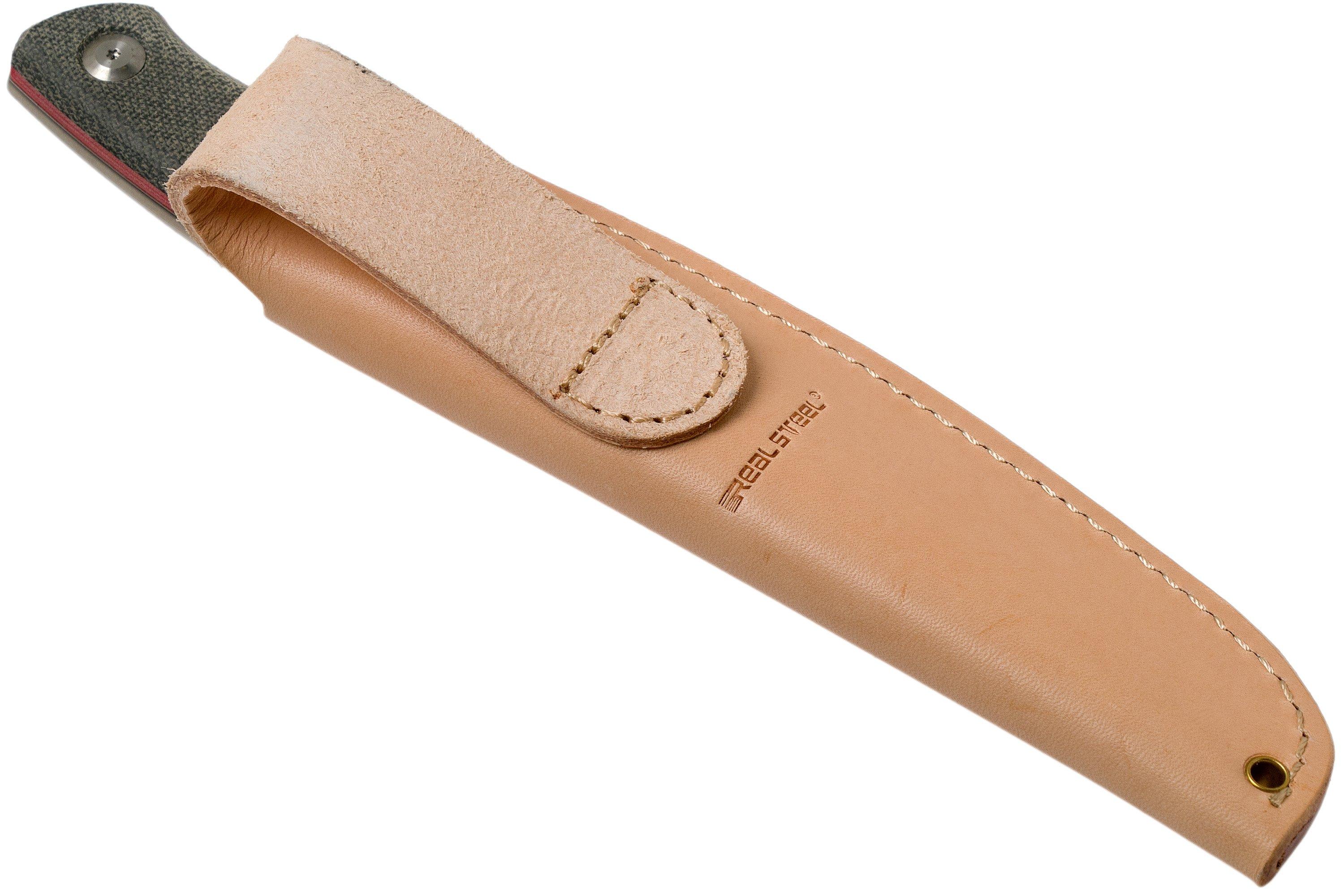 Real Steel Arbiter Premium Micarta 3814 M390 fixed knife ...