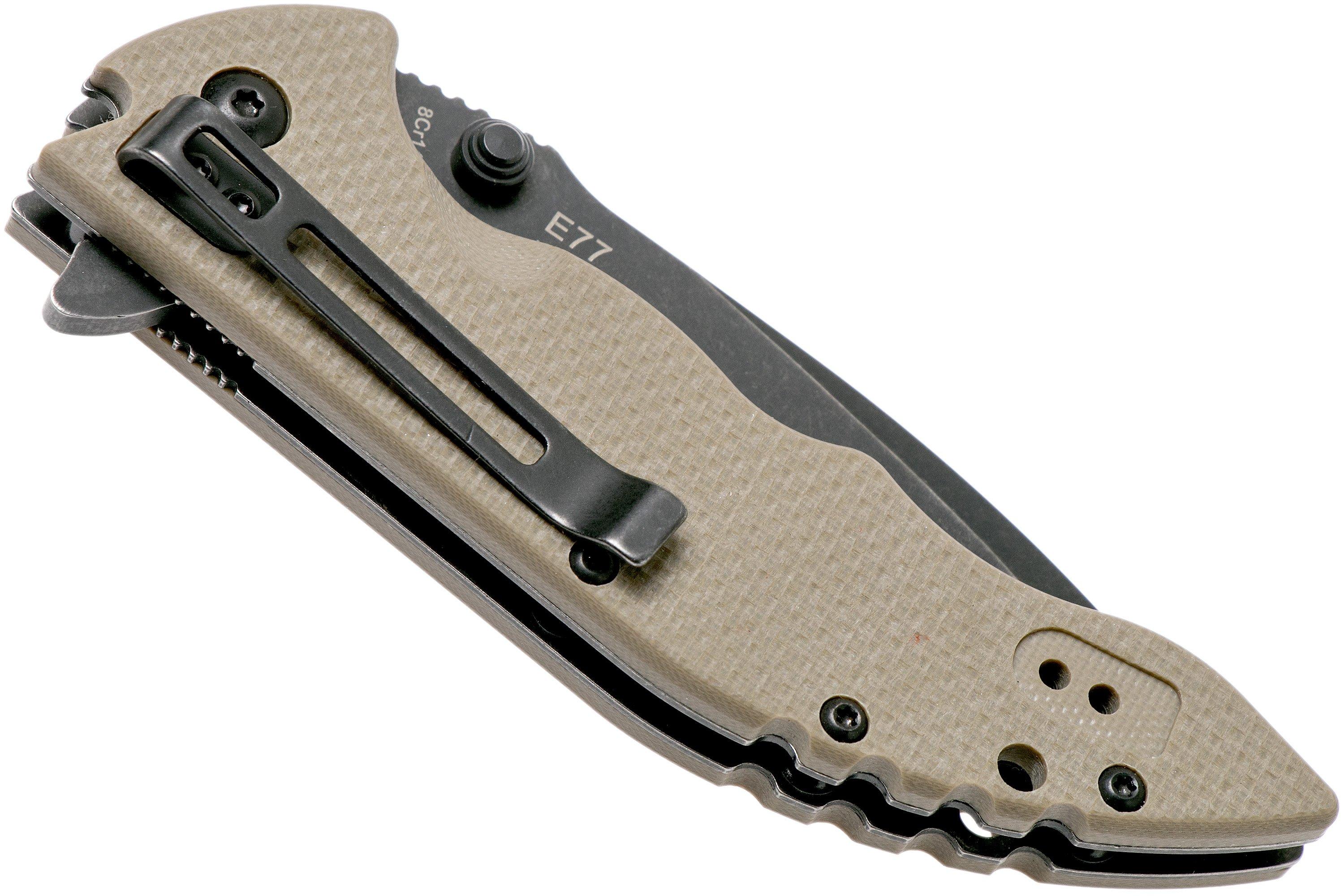 Real Steel E77 Coyote and Blackwash 5114 pocket knife, Liang Gang ...