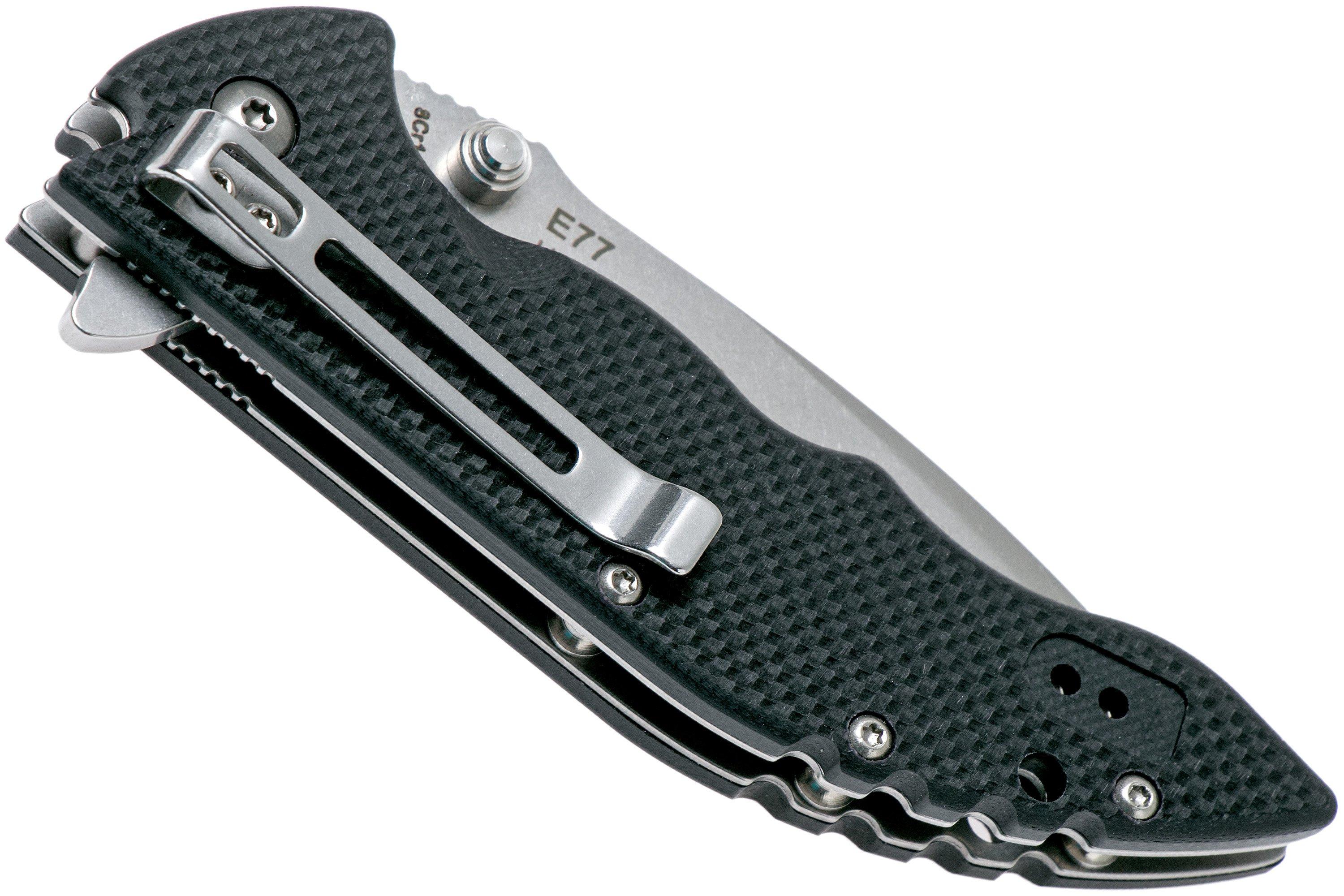 Real Steel E77 Black and Stonewash 5115 navaja, Liang Gang Design ...