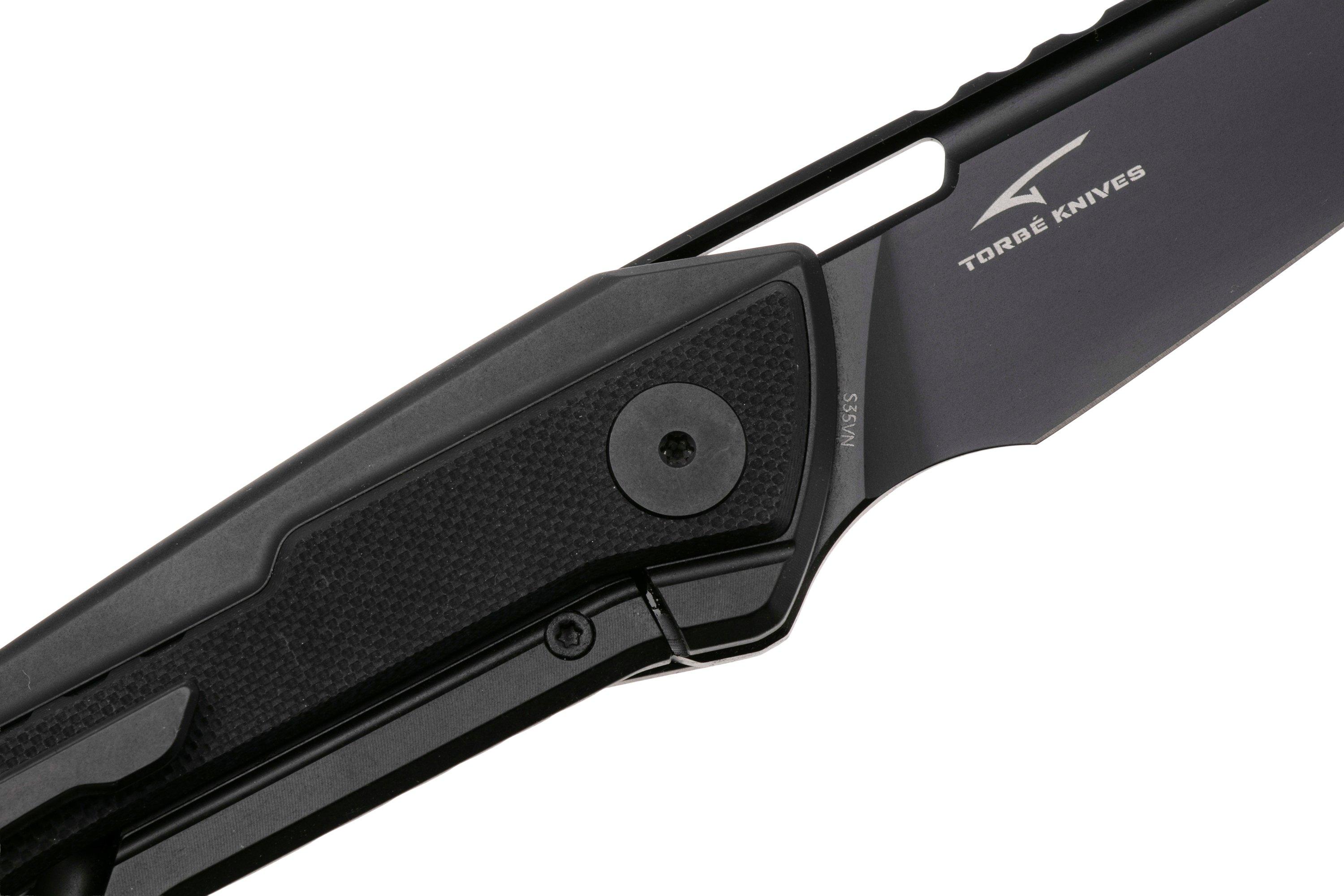 Real Steel Bullet 5221B Bullet PVD S35VN, Black Titanium Black G10 ...