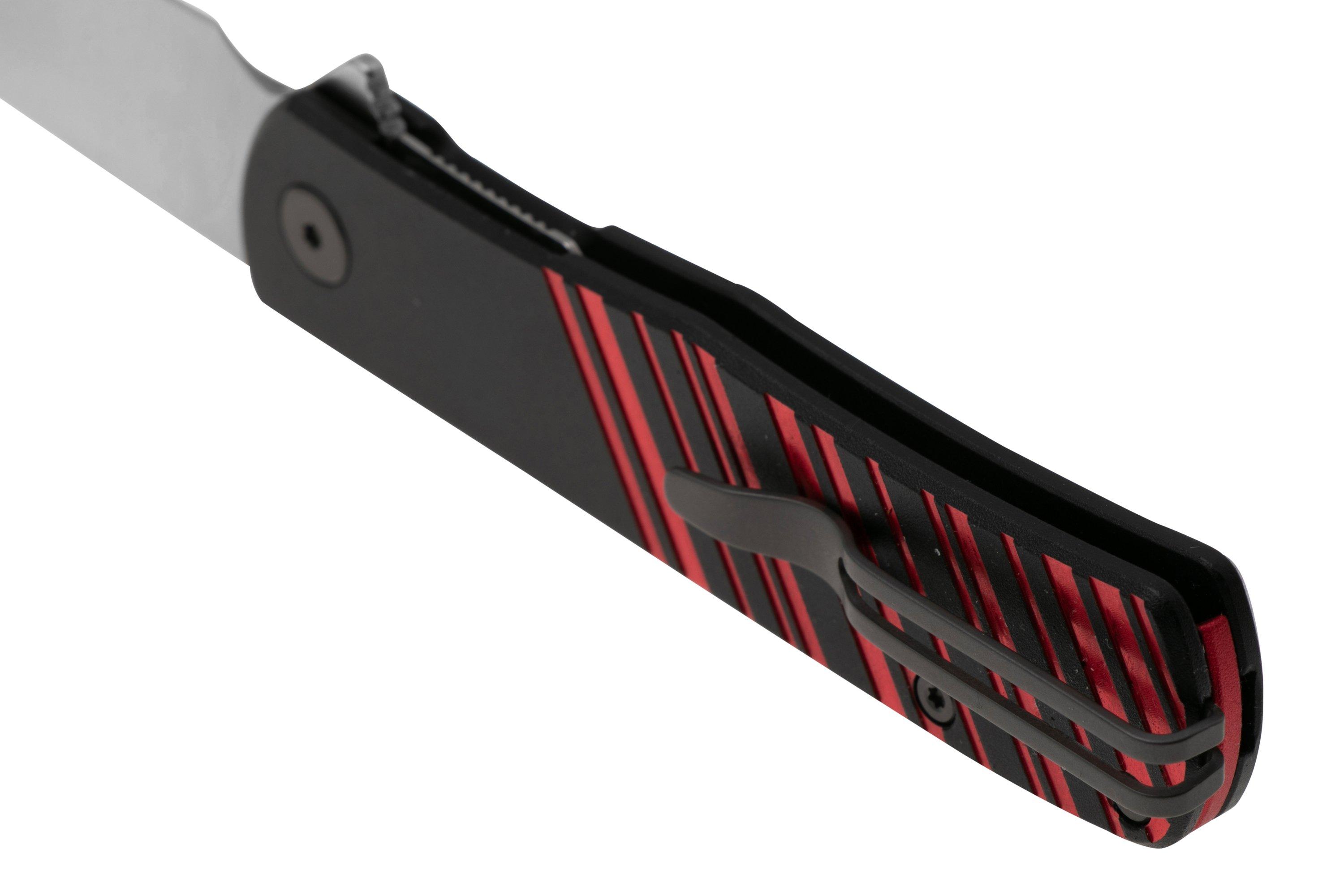 Real Steel Karly 6052 VG10, Black/Red Aluminium, pocket knife ...