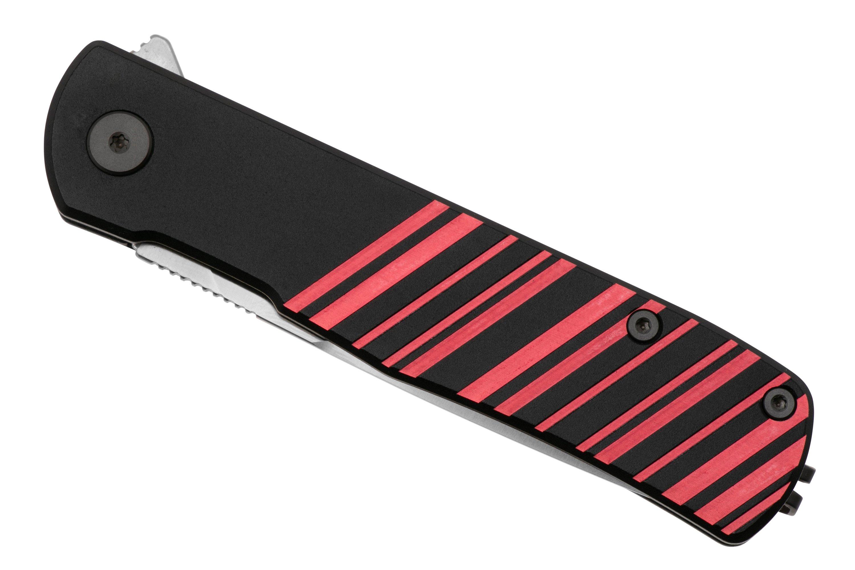 Real Steel Karly 6052 VG10, Black/Red Aluminium, pocket knife ...