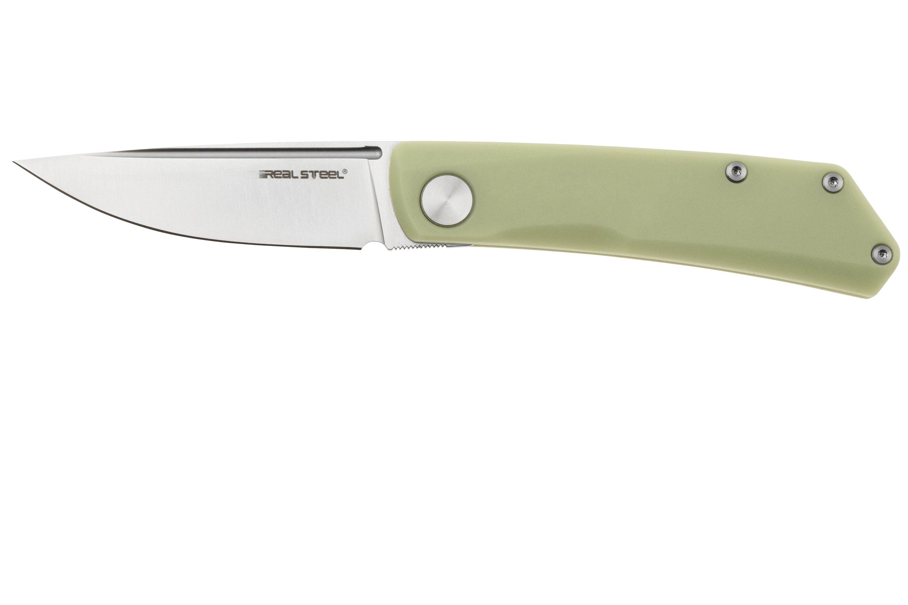 Real Steel Luna 7001GK Glow In The Dark Green, Knivesandtools Exclusive ...