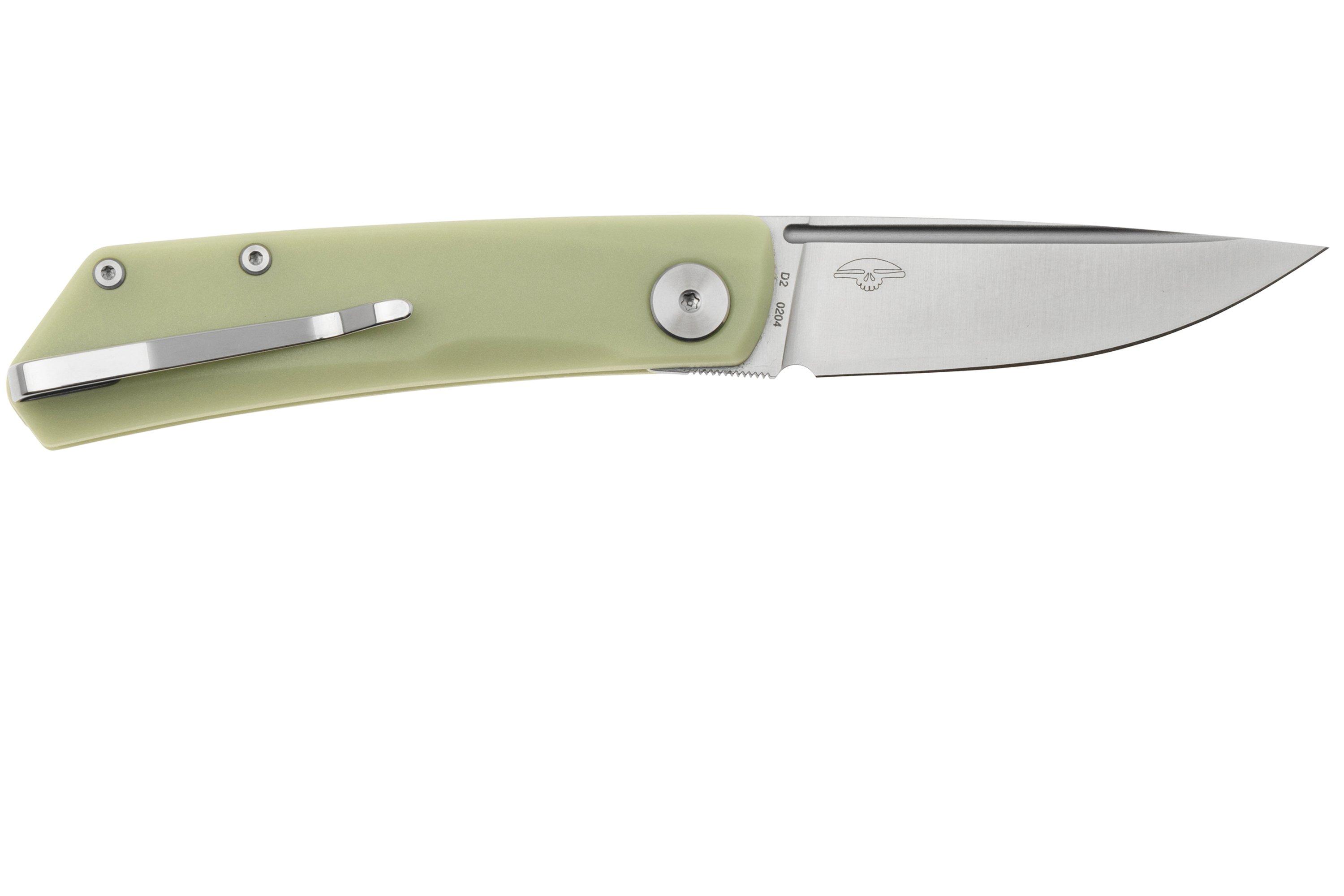 Real Steel Luna 7001GK Glow In The Dark Green, Knivesandtools Exclusive ...