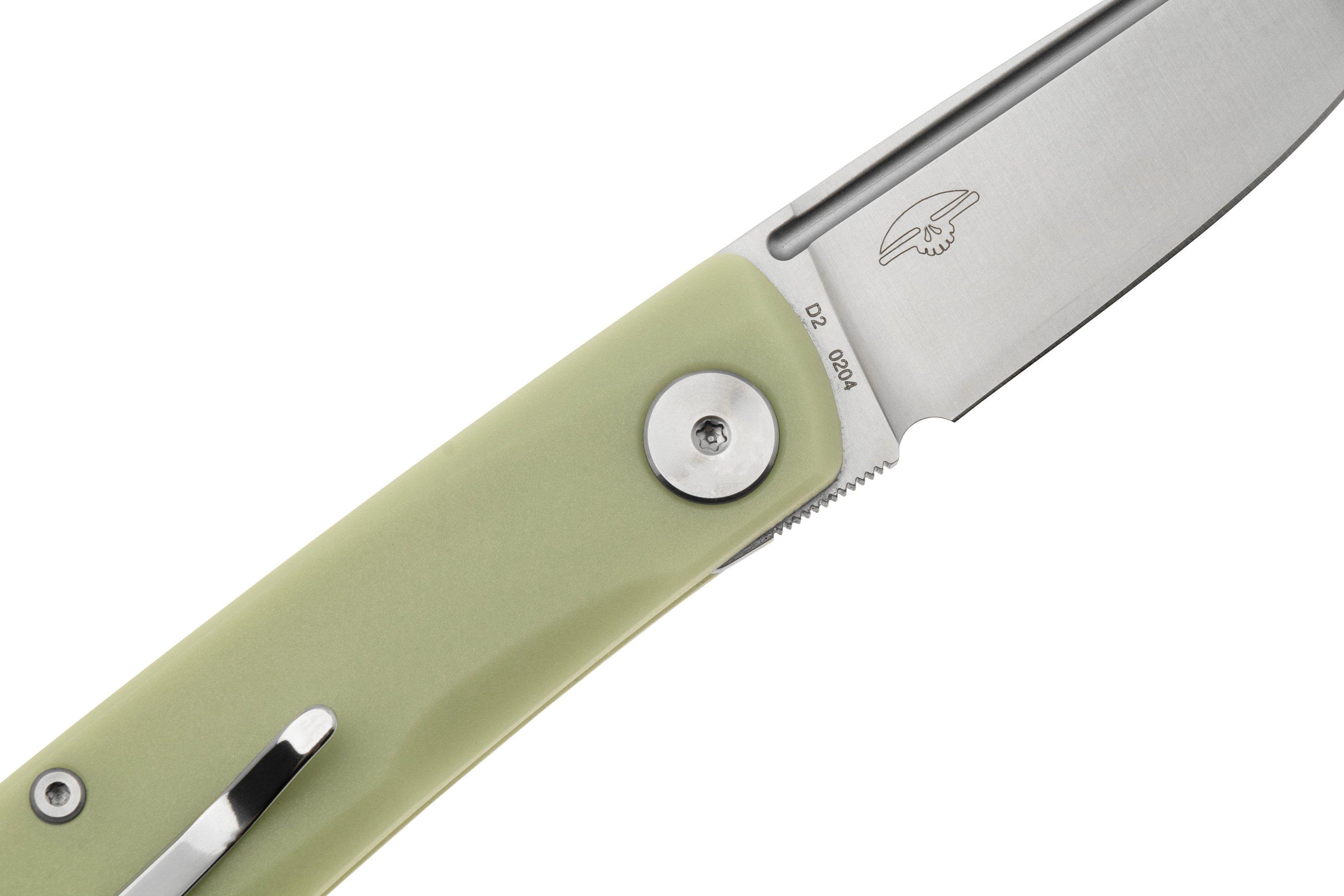 Real Steel Luna 7001GK Glow In The Dark Green, Knivesandtools Exclusive ...