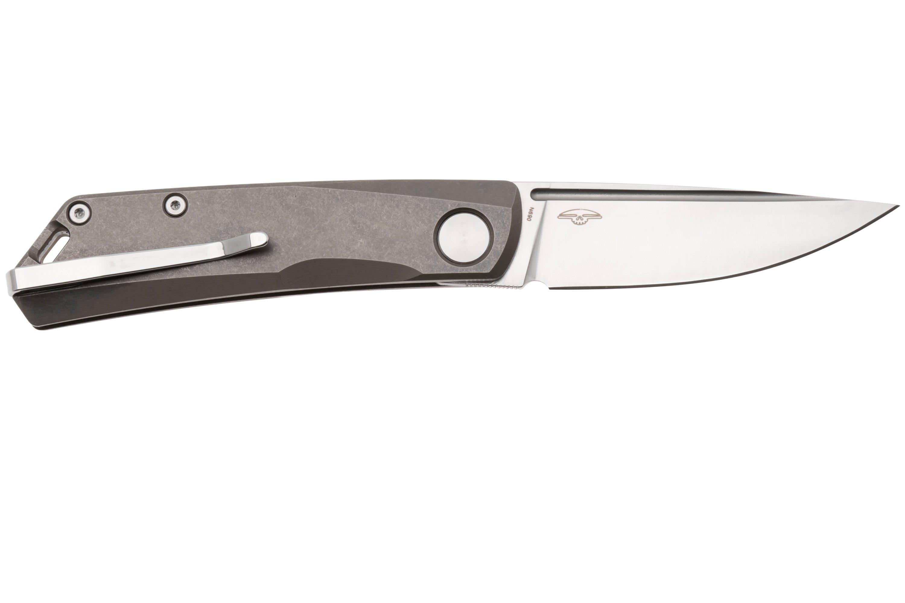 Real Steel Luna TS 7001TS02 Satin N690, Bronze Monochrome Titanium ...