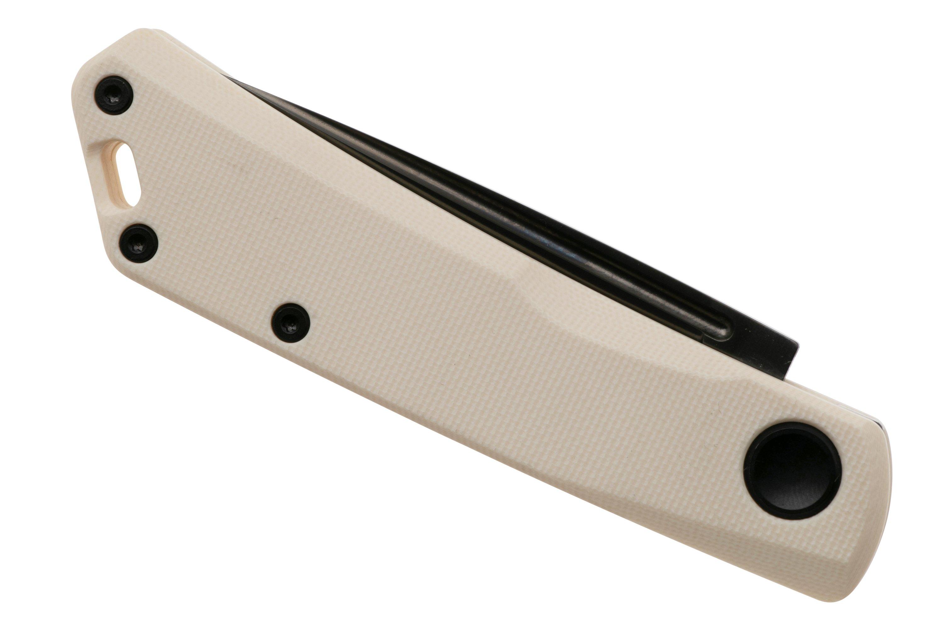 Real Steel Luna Lux 7001Z2, Black DLC K110, Ivory G10 pocket knife ...