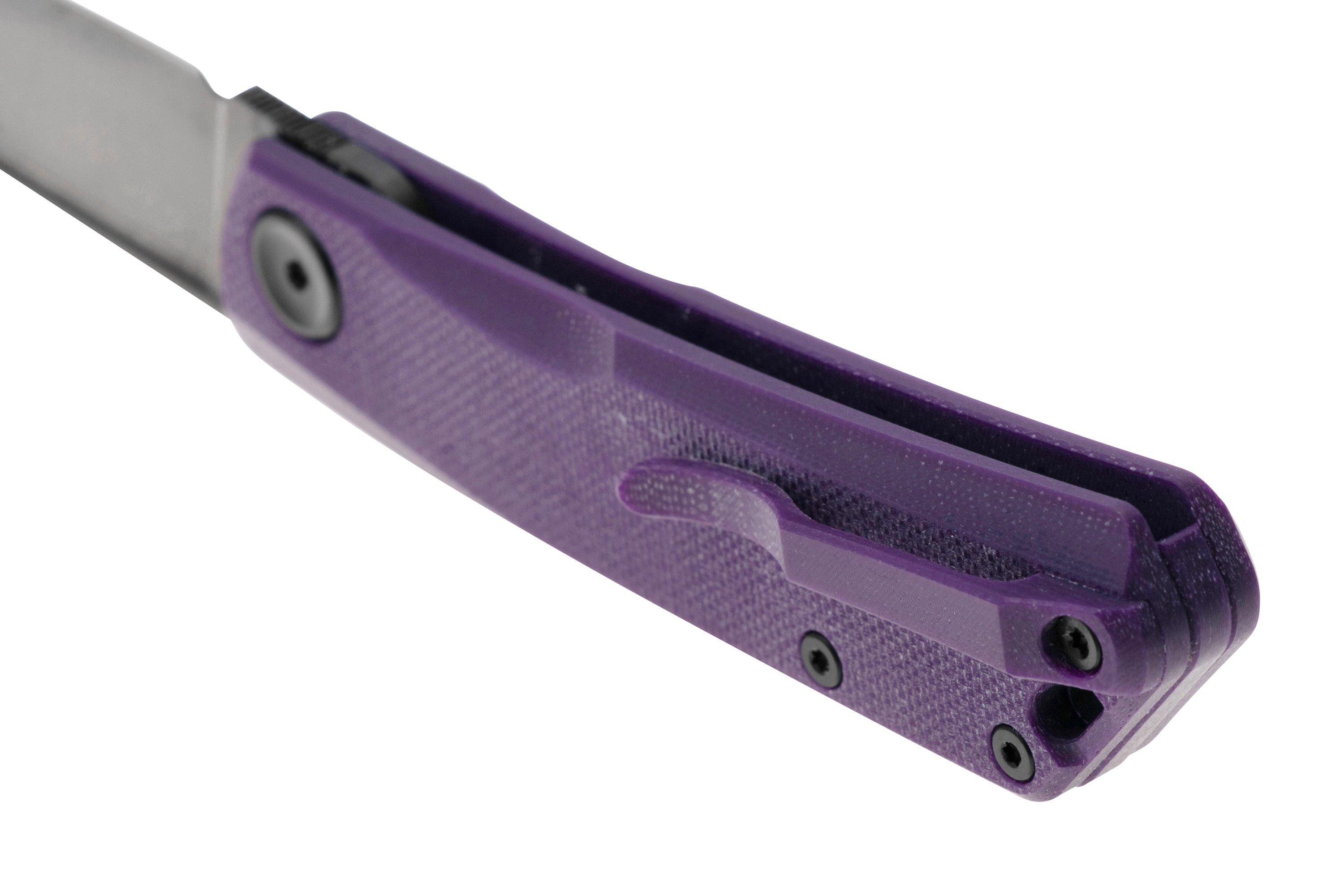 Real Steel Luna Lux 7001Z4, K110 DLC Coating, Purple G10, slipjoint ...