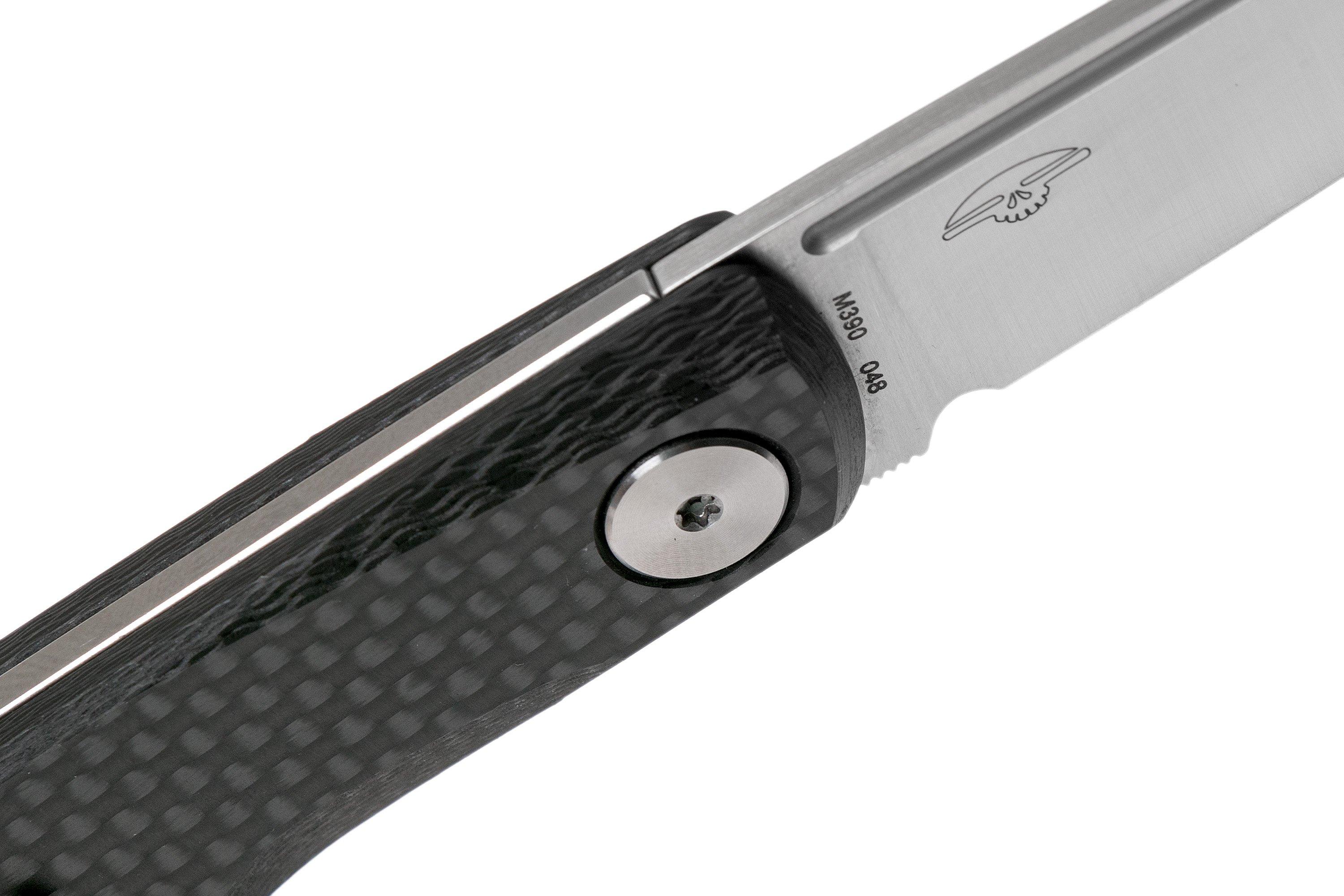 Real Steel Luna Premium II M390 Carbon fibre 7005P Knivesandtools ...