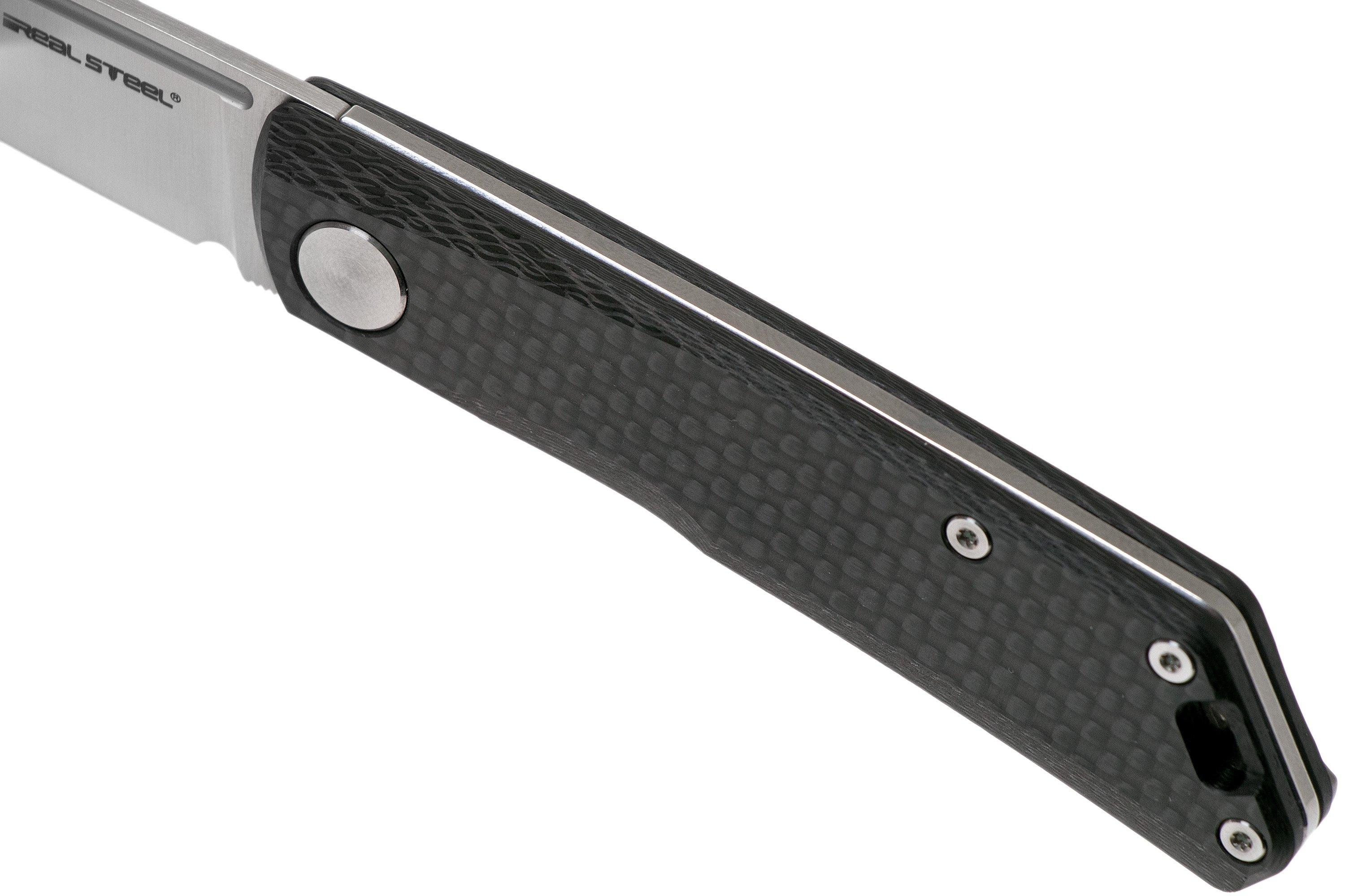 Real Steel Luna Premium II M390 Carbon fibre 7005P Knivesandtools ...
