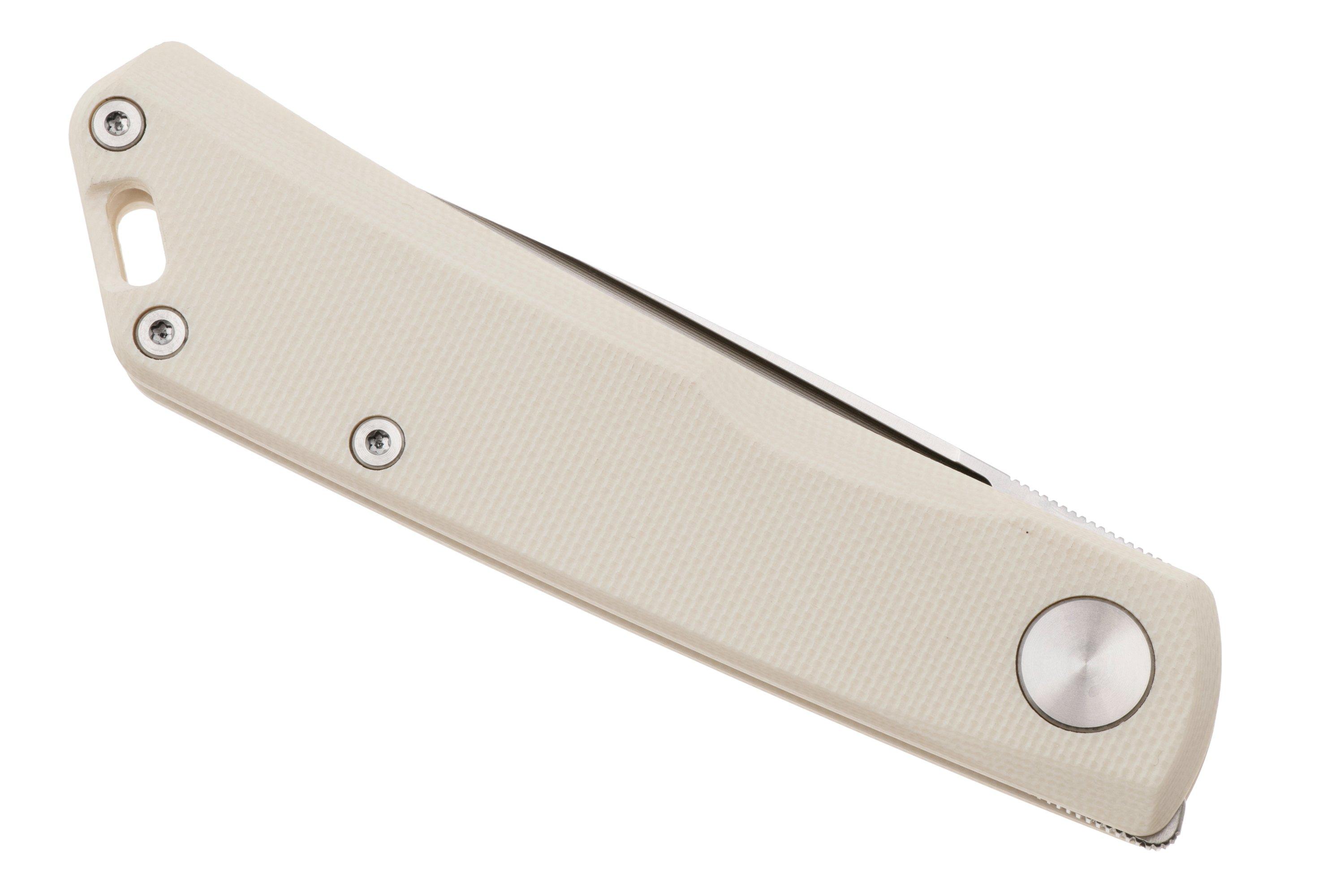 Real Steel Luna Phantom Flipper Double Detent 7008IS Satin D2, Ivory ...