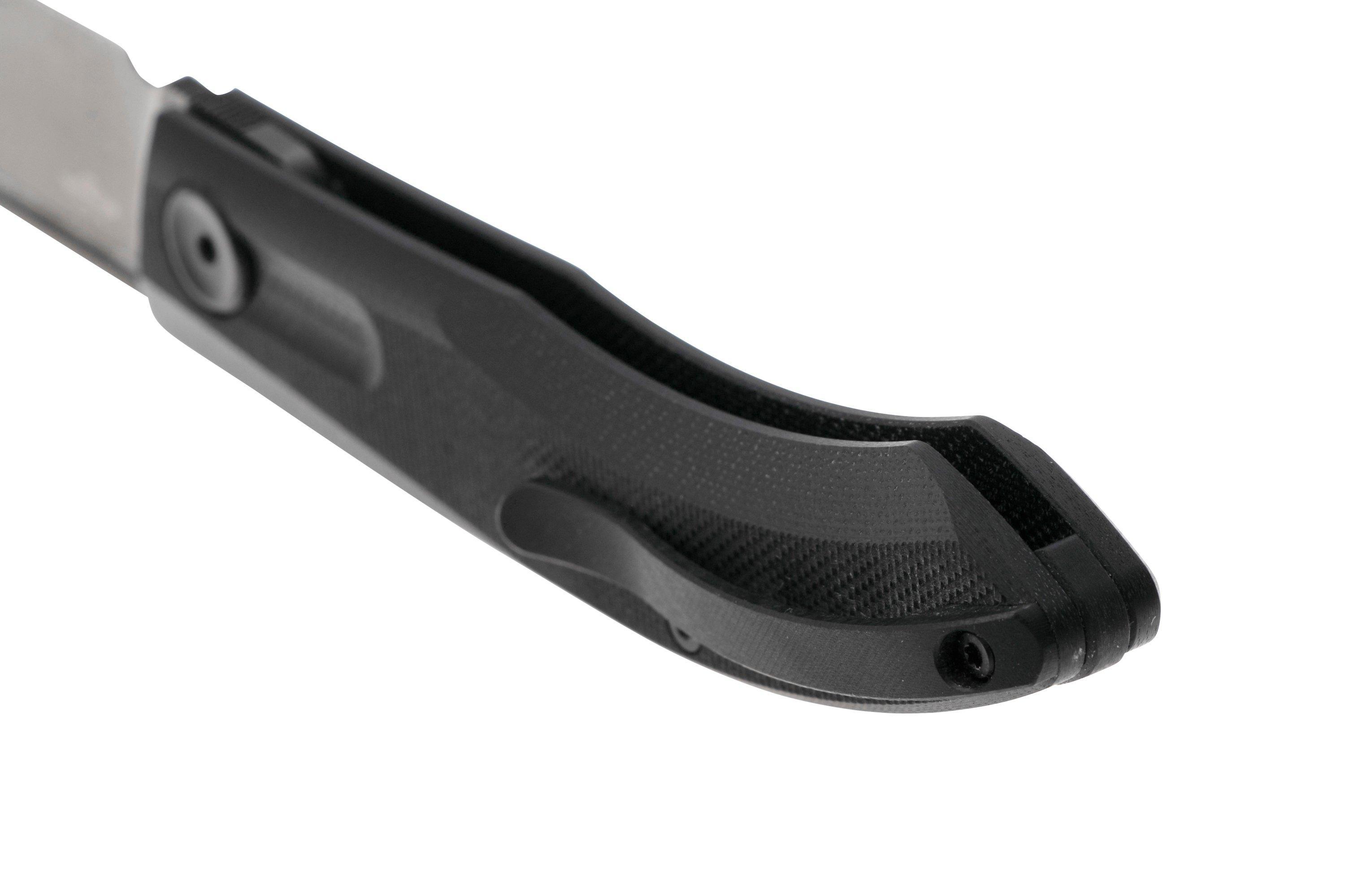 Real Steel Stella Lux 7041Z1, K110 DLC Coating, Black G10, slipjoint ...