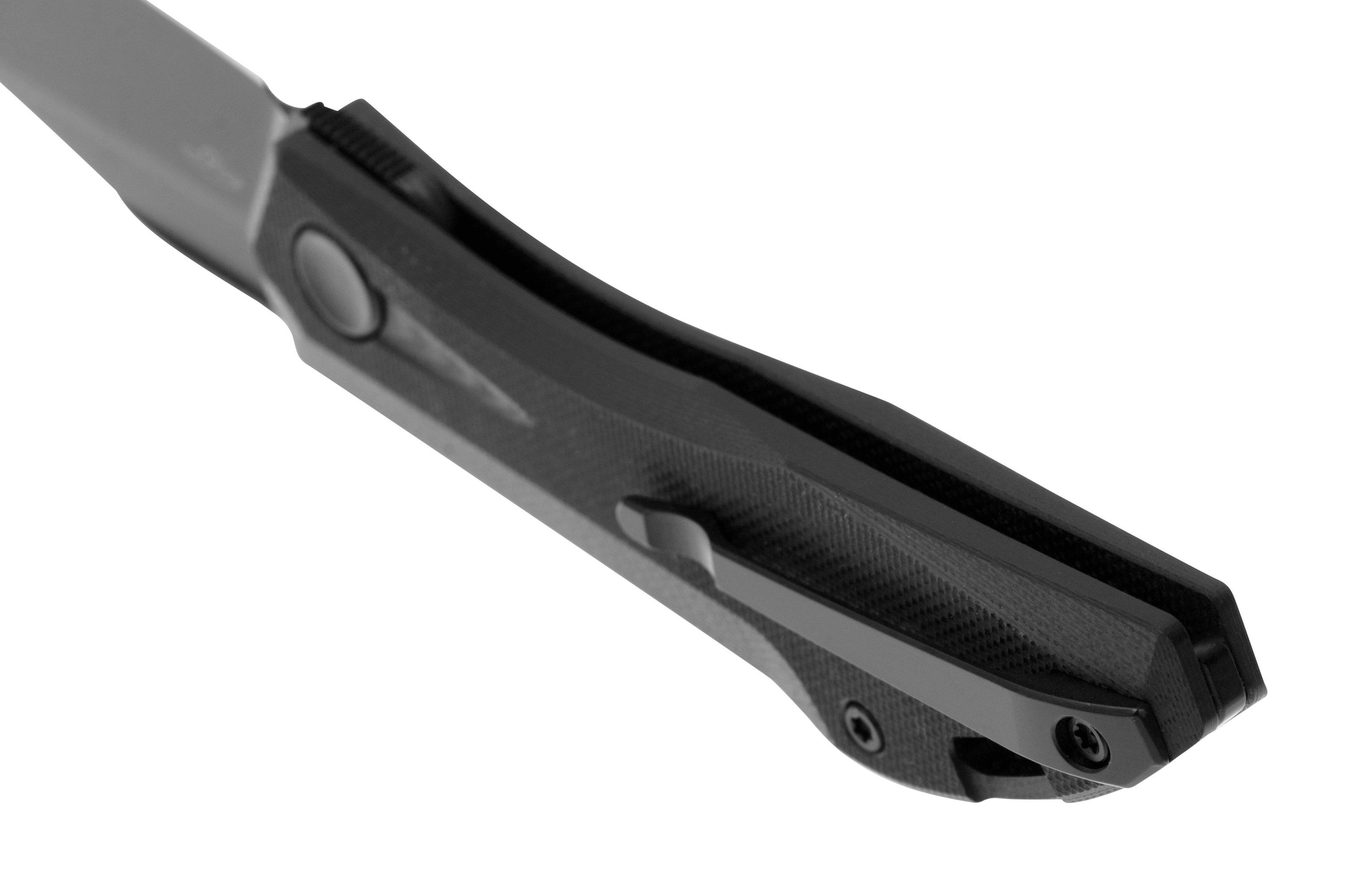 Real Steel Ventus Lite 7051BB Black D2, Black G10, couteau de poche ...
