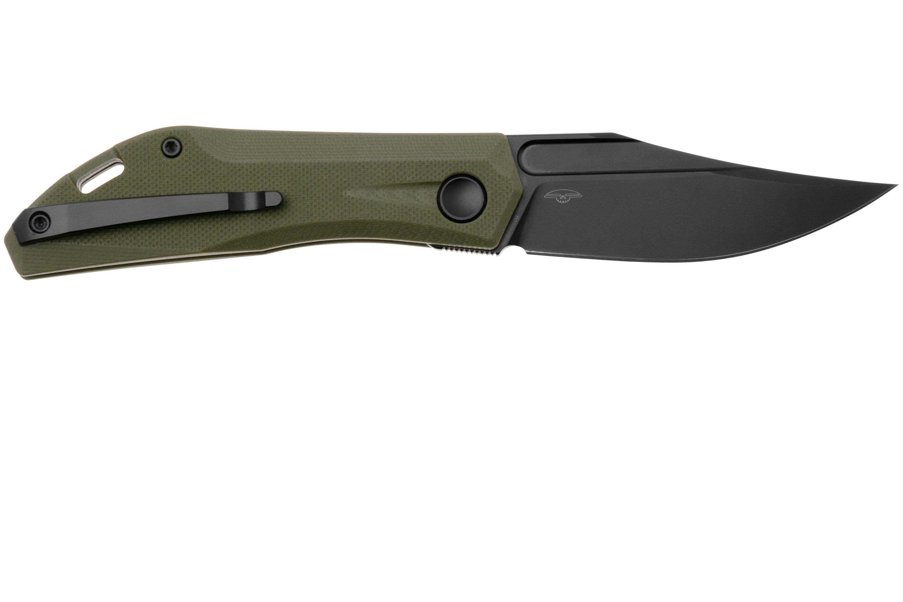 Real Steel Ventus Lite 7051BG Black D2, Green G10, navaja | Compras con ...