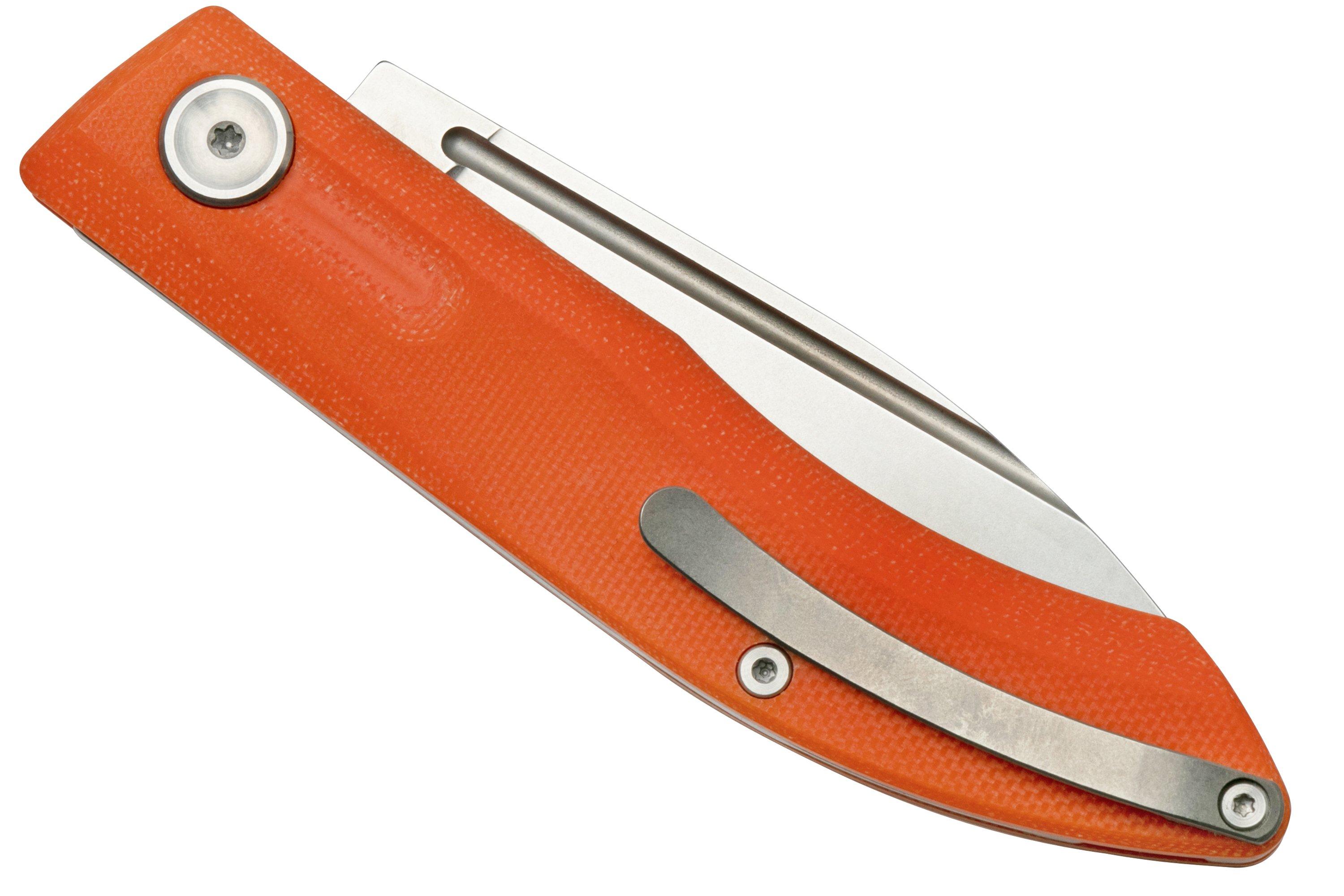 Real Steel Stella Orange 7052 pocket knife, Poltergeist design ...
