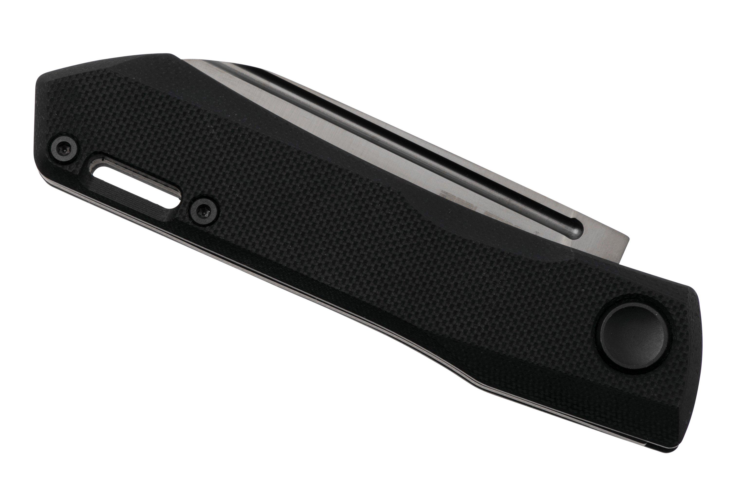 Real Steel Solis Lux 7061Z1, Black DLC K110, Black G10 pocket knife ...