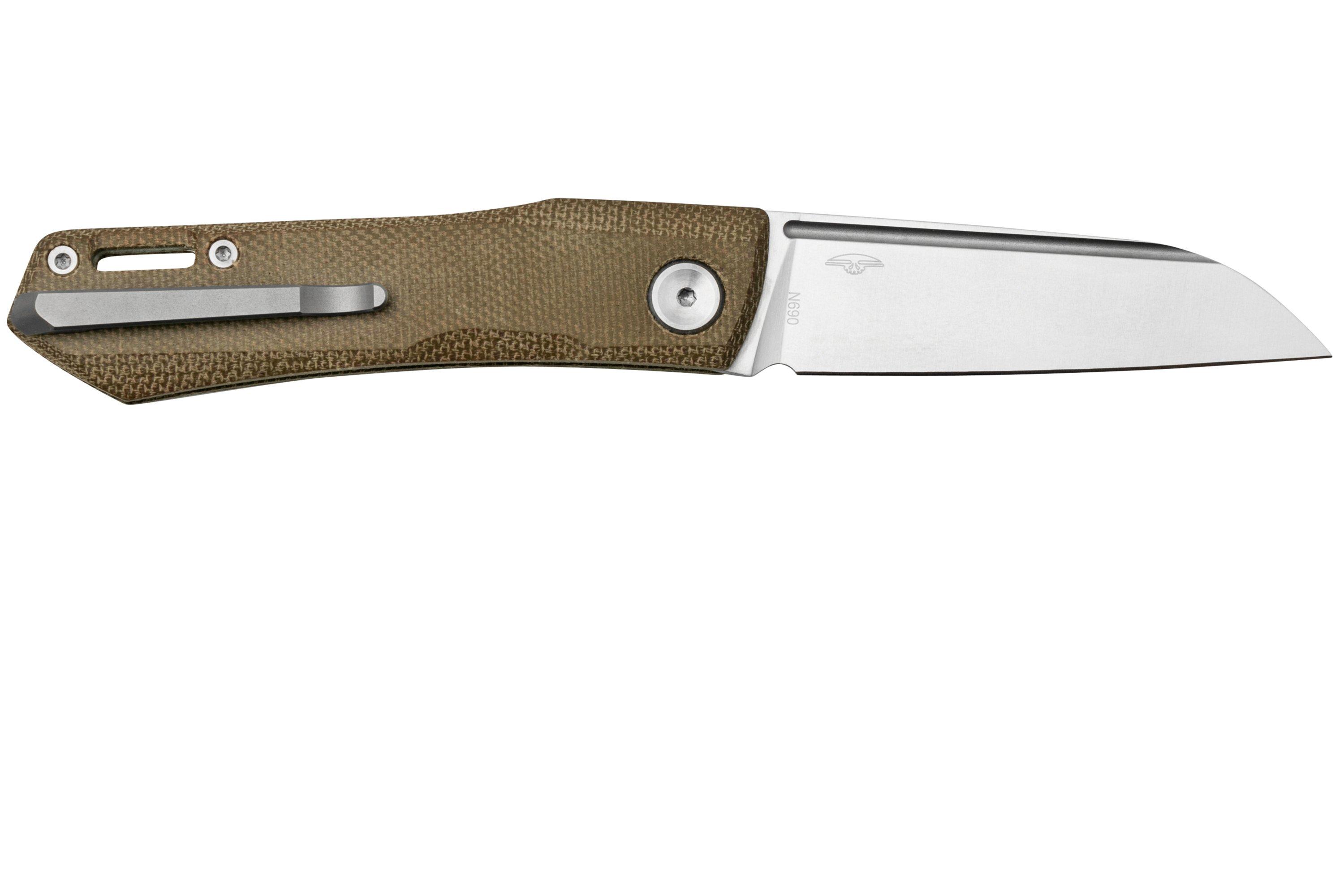 Real Steel Solis 7065GM, N690, Green Micarta Knivesandtools Exclusive ...