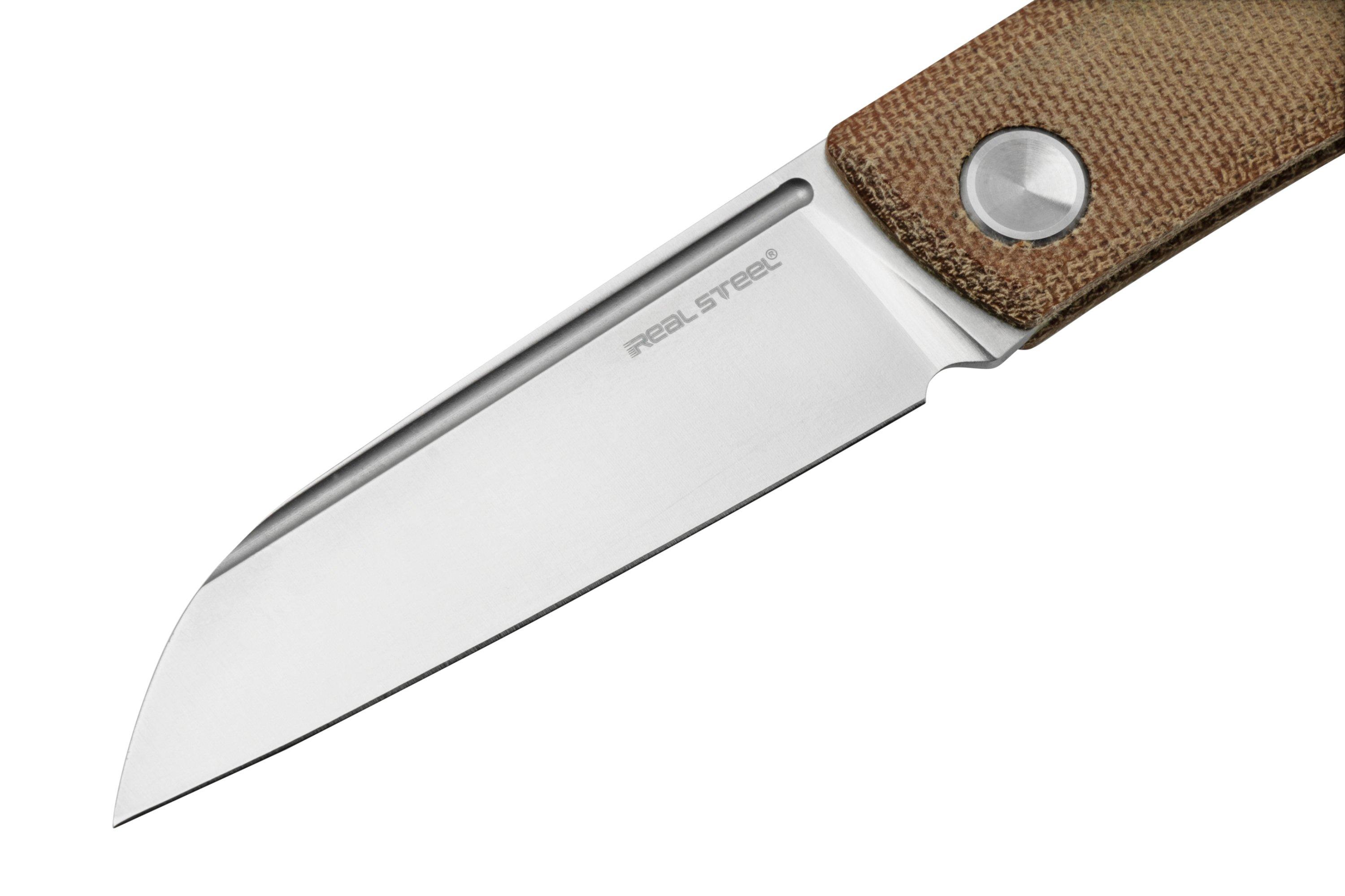 Real Steel Solis 7065NM, N690, Natural Micarta Knivesandtools Exclusive ...