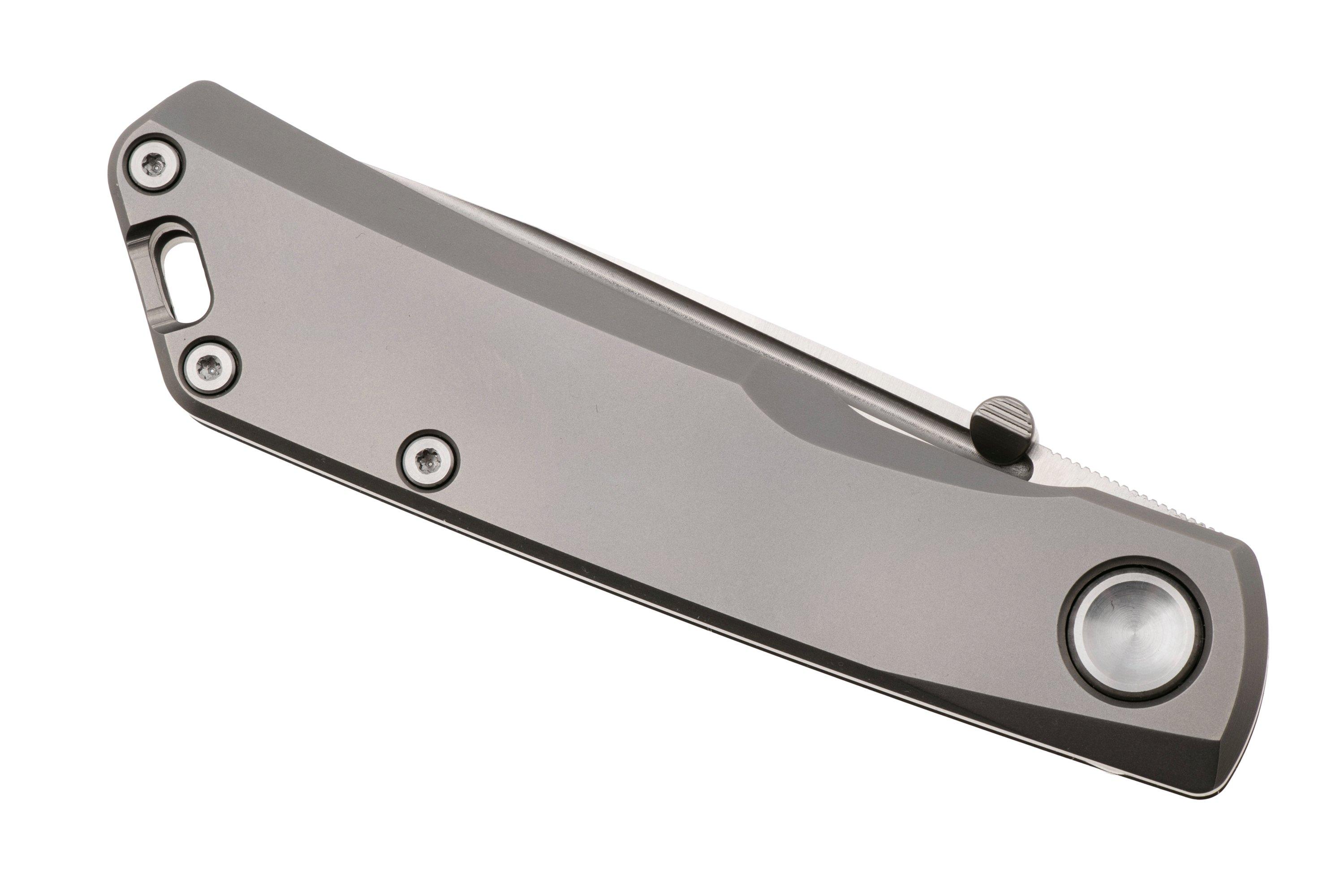 Real Steel Luna Boost 7071-2 Satin N690, Grey Titanium, zakmes ...