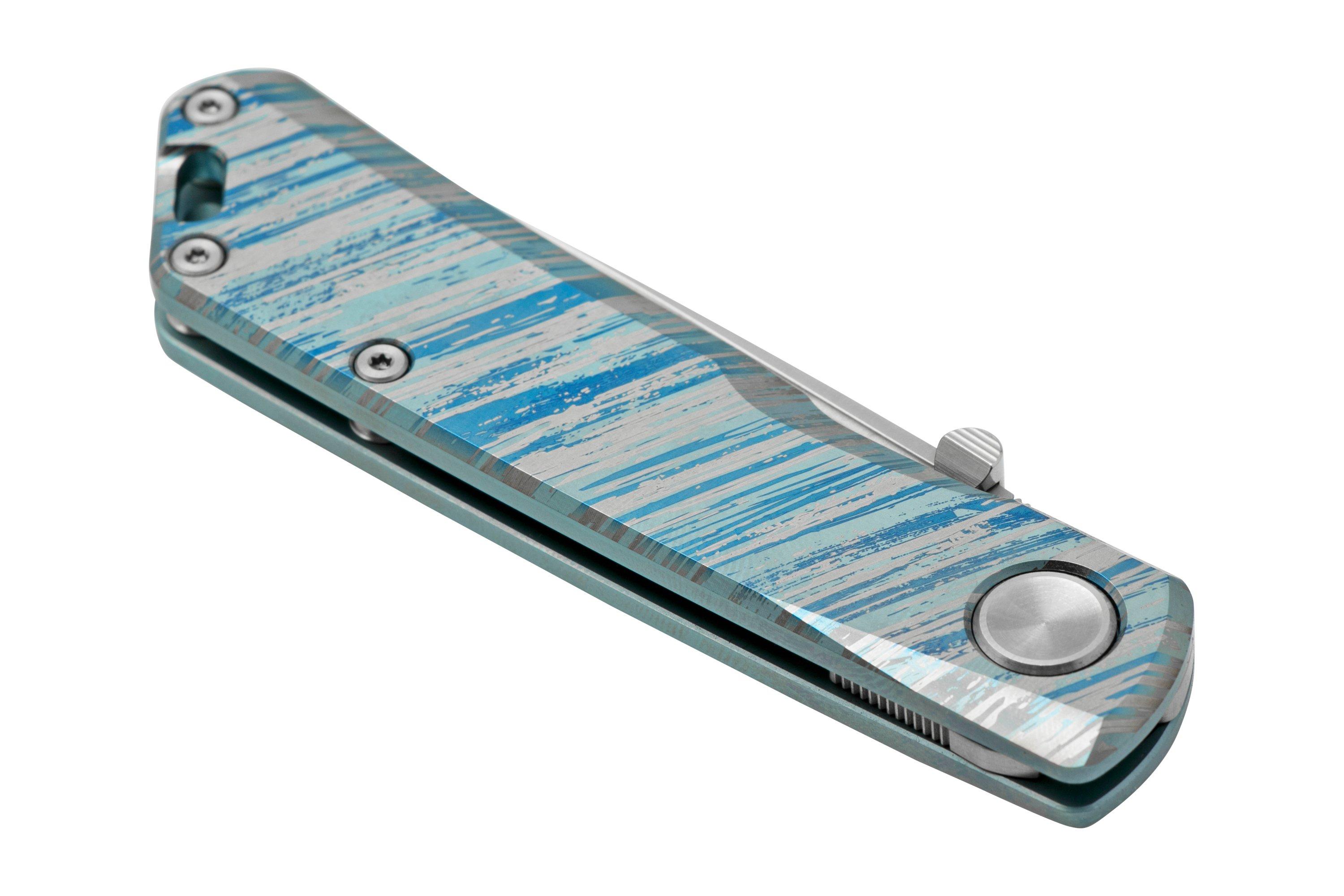 Real Steel Luna Boost, Titanium Wind of Change, 7071TC08 pocket knife ...