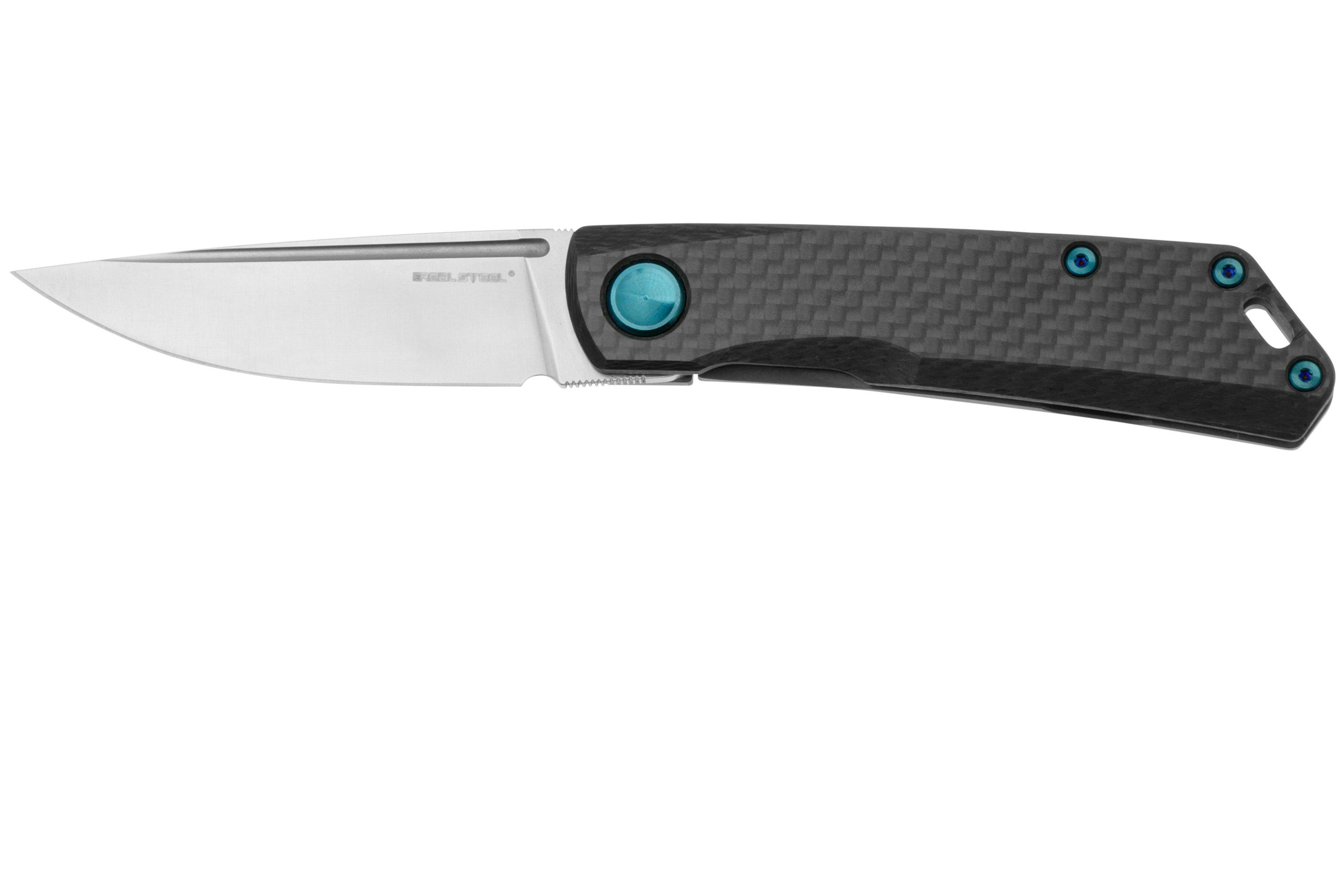 Real Steel Luna Boost 7076, Böhler N690, Titanium Framelock, Carbon ...