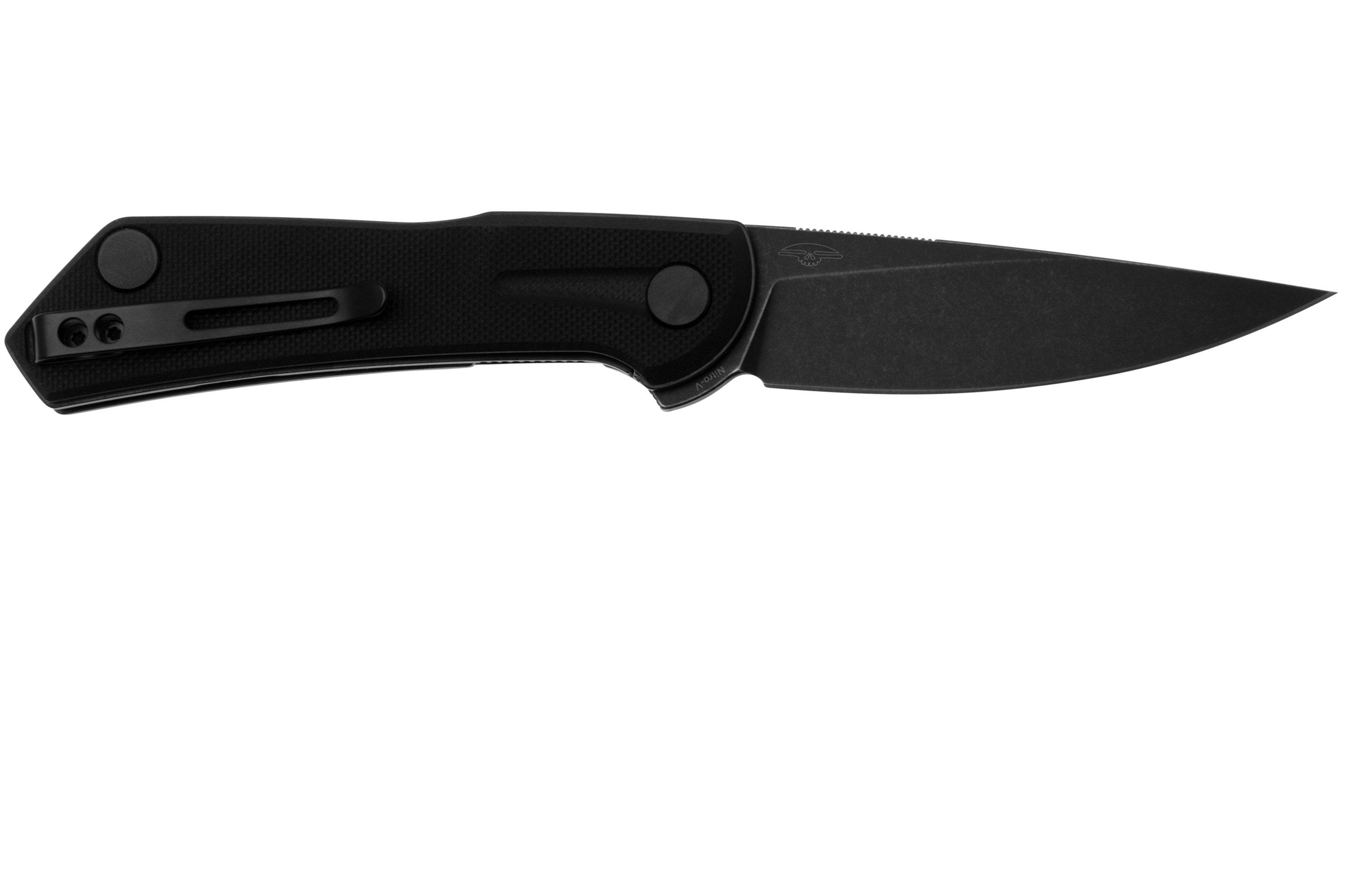 Real Steel Valore 7091BB Blackwashed Nitro-V, Black G10, zakmes ...