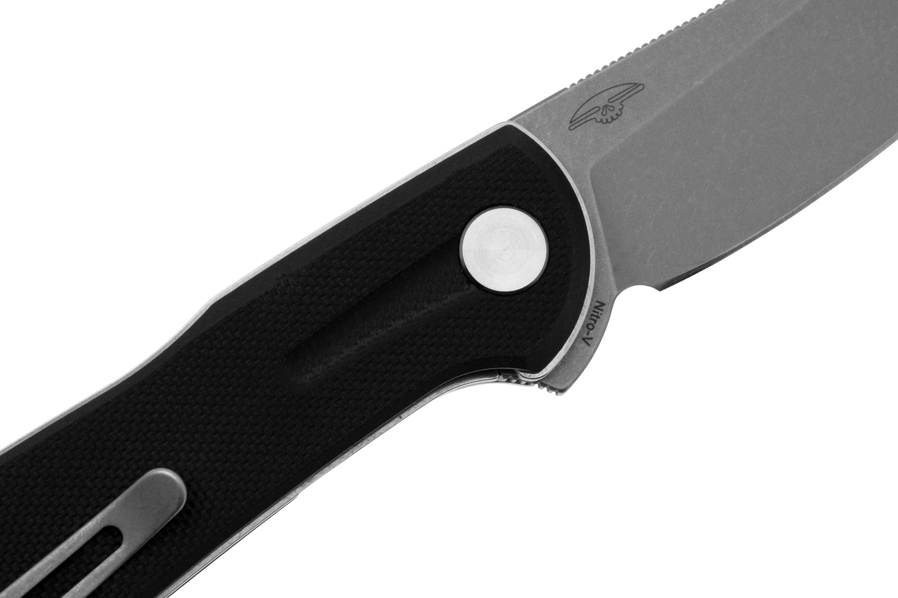 Real Steel Valore 7091BS Stonewashed Nitro-V, Black G10, zakmes ...