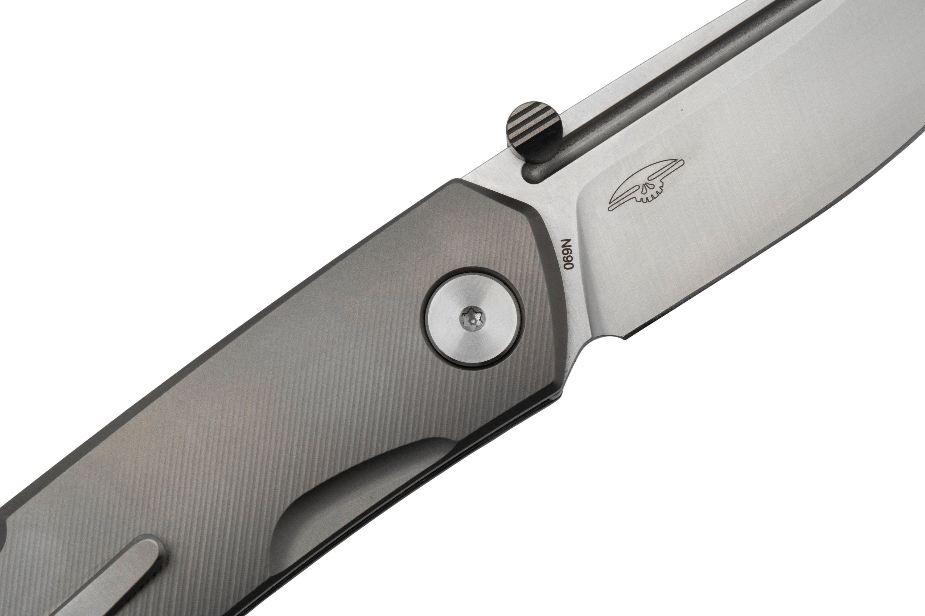 Real Steel Luna Maius Titanium 7091, pocket knife | Advantageously ...