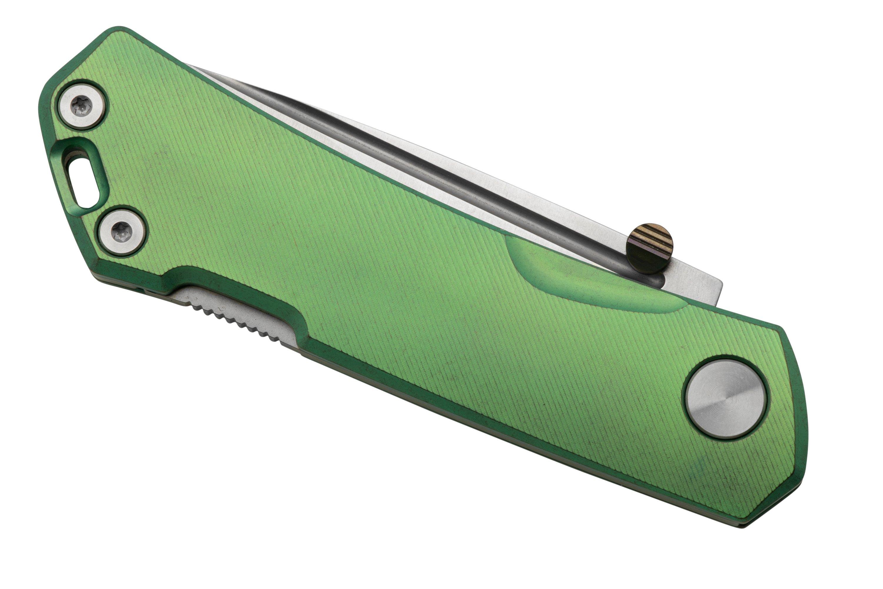 Real Steel Luna Maius Titanium Spring Green 7094, coltello da tasca ...