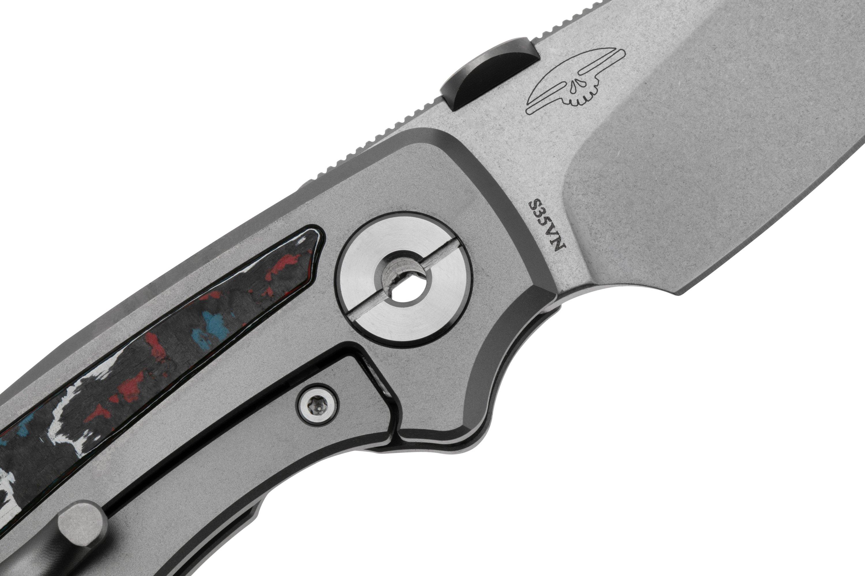 Real Steel Delta 2600, 7101NB, Stonewashed S35VN, Titanium Nebula ...