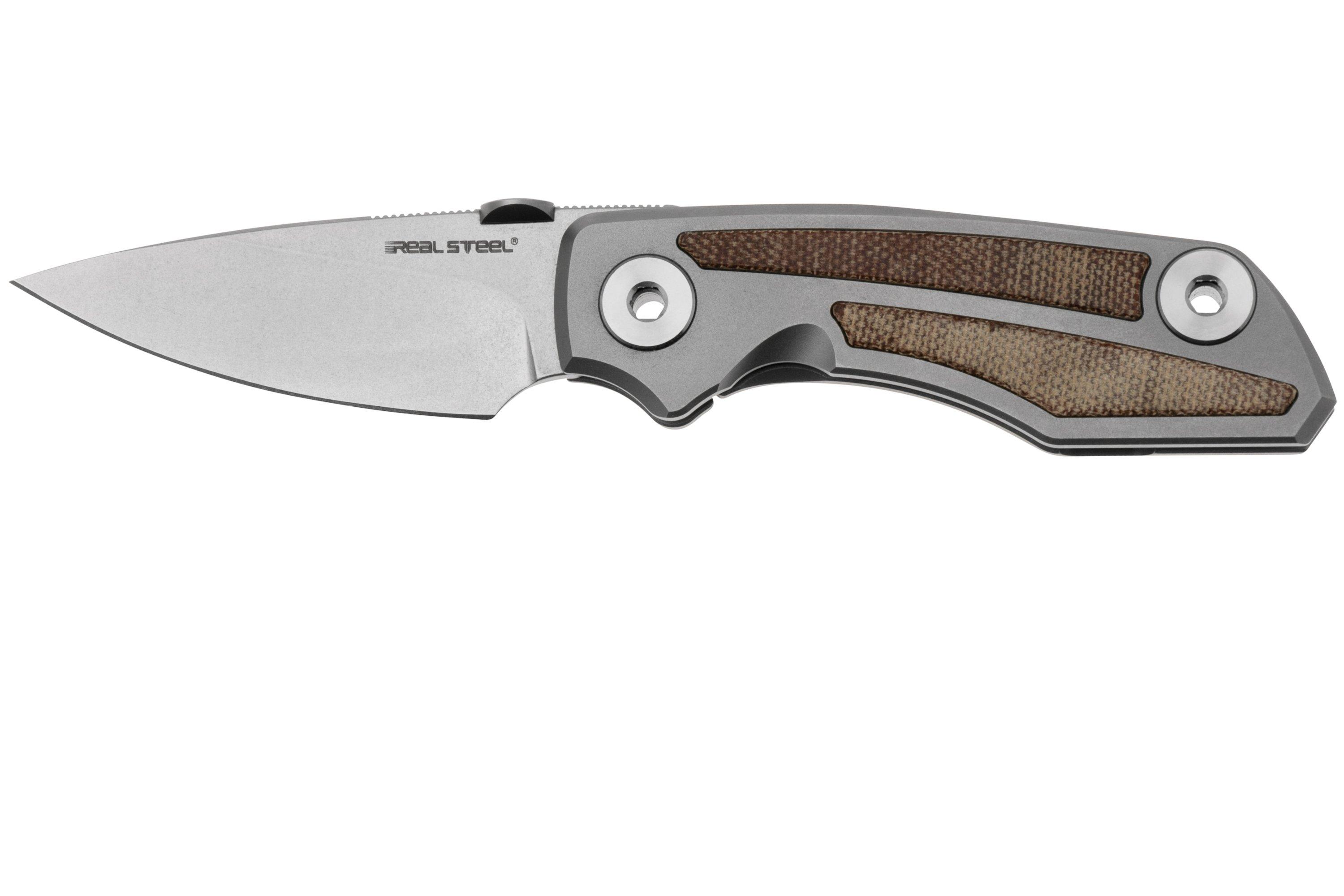 Real Steel Delta 2600, 7101N, Stonewashed S35VN, Titanium Natural ...