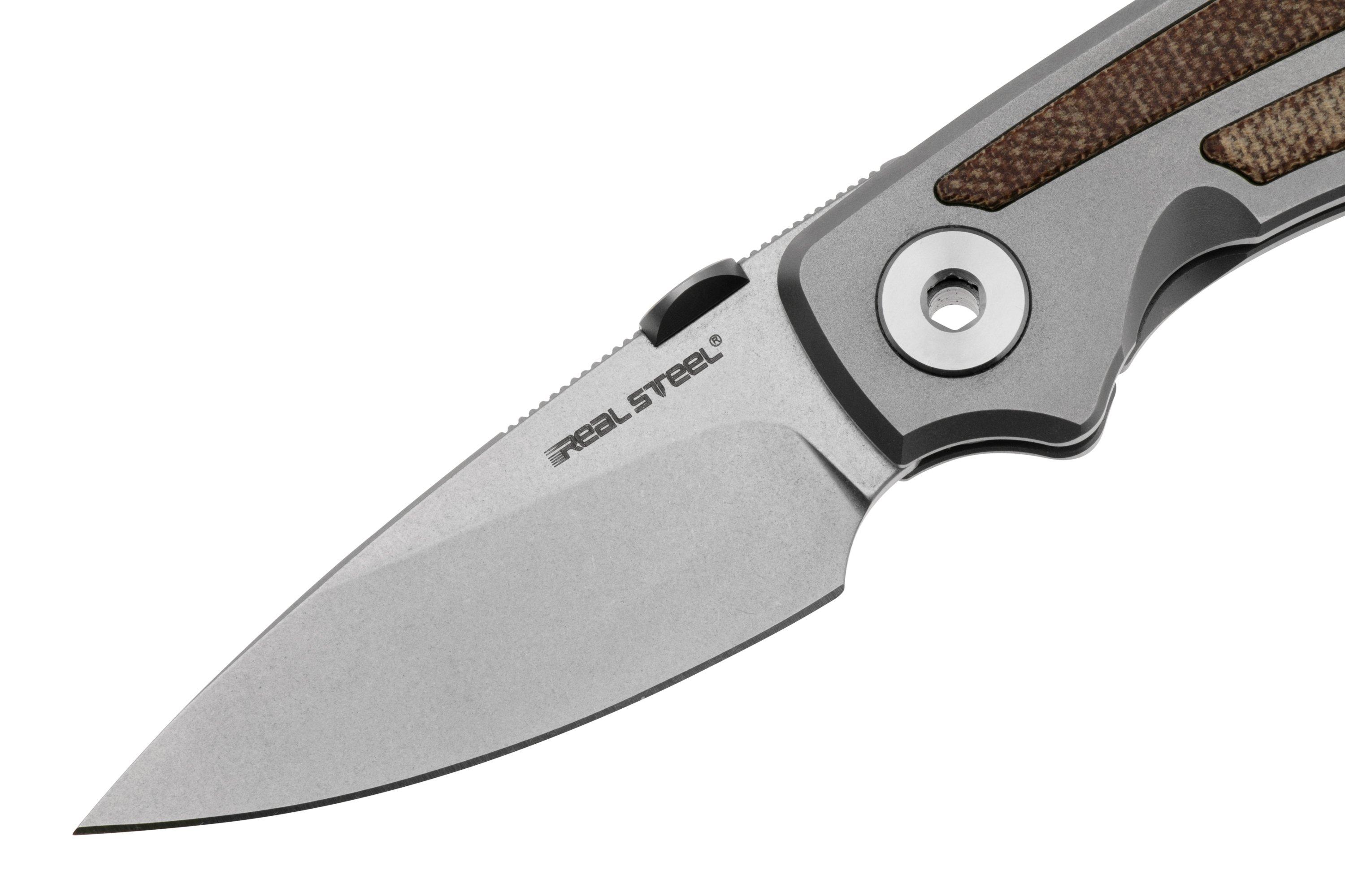 Real Steel Delta 2600, 7101N, Stonewashed S35VN, Titanium Natural ...