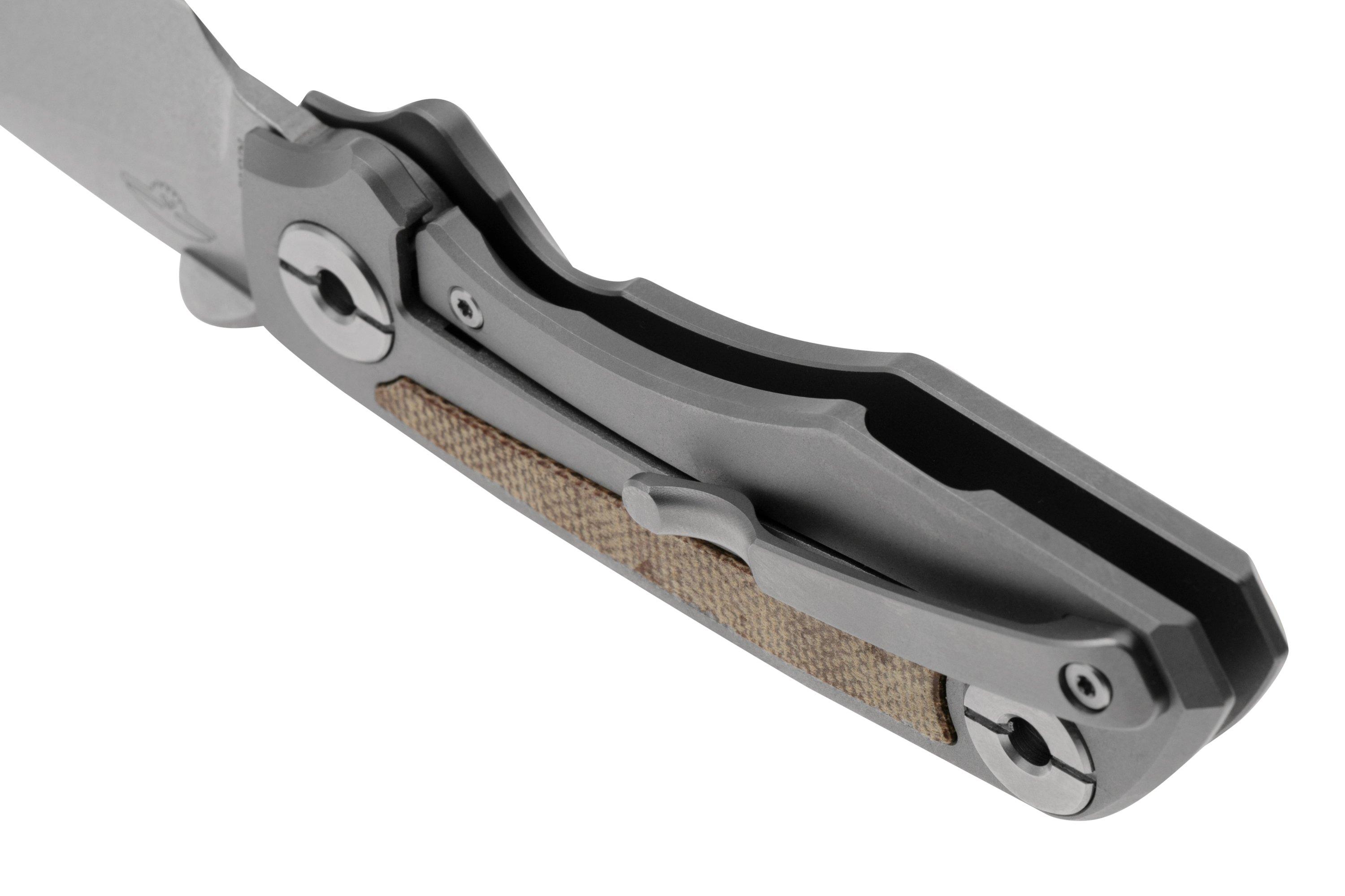 Real Steel Delta 2600, 7101N, Stonewashed S35VN, Titanium Natural ...