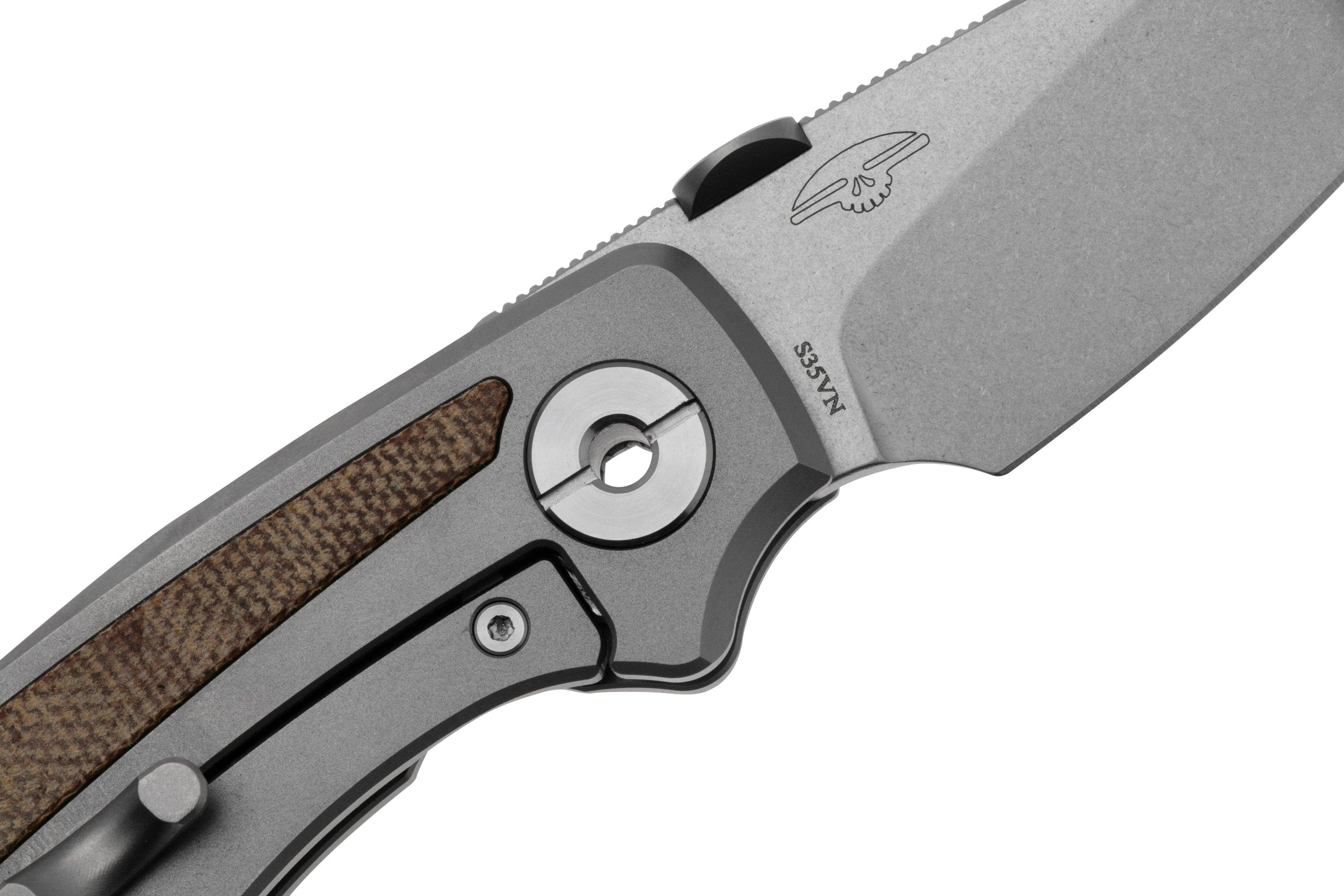 Real Steel Delta 2600, 7101N, Stonewashed S35VN, Titanium Natural ...