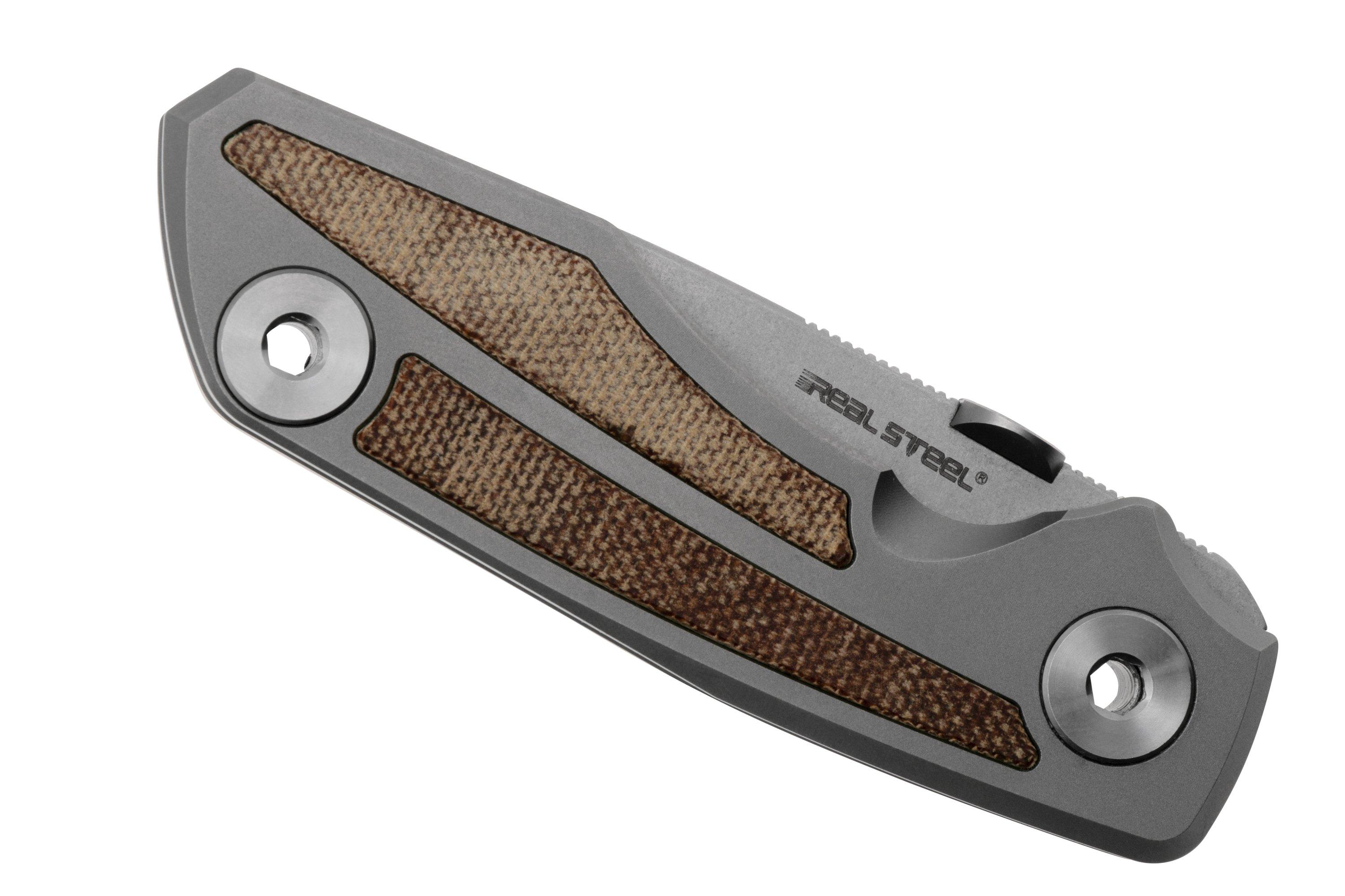 Real Steel Delta 2600, 7101N, Stonewashed S35VN, Titanium Natural ...