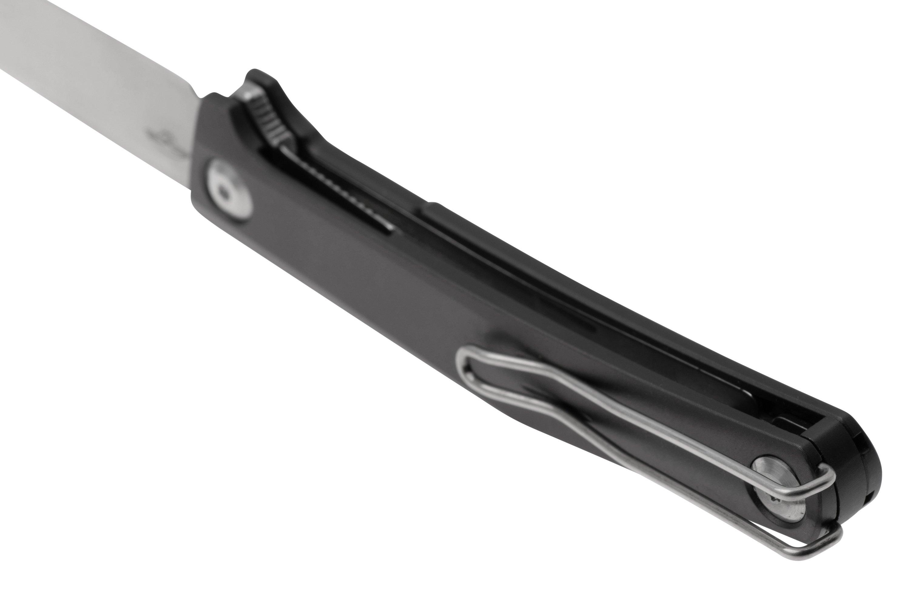 Real Steel Teres Flipper 7111GS Nitro-V Satin, Grey Aluminium, pocket ...