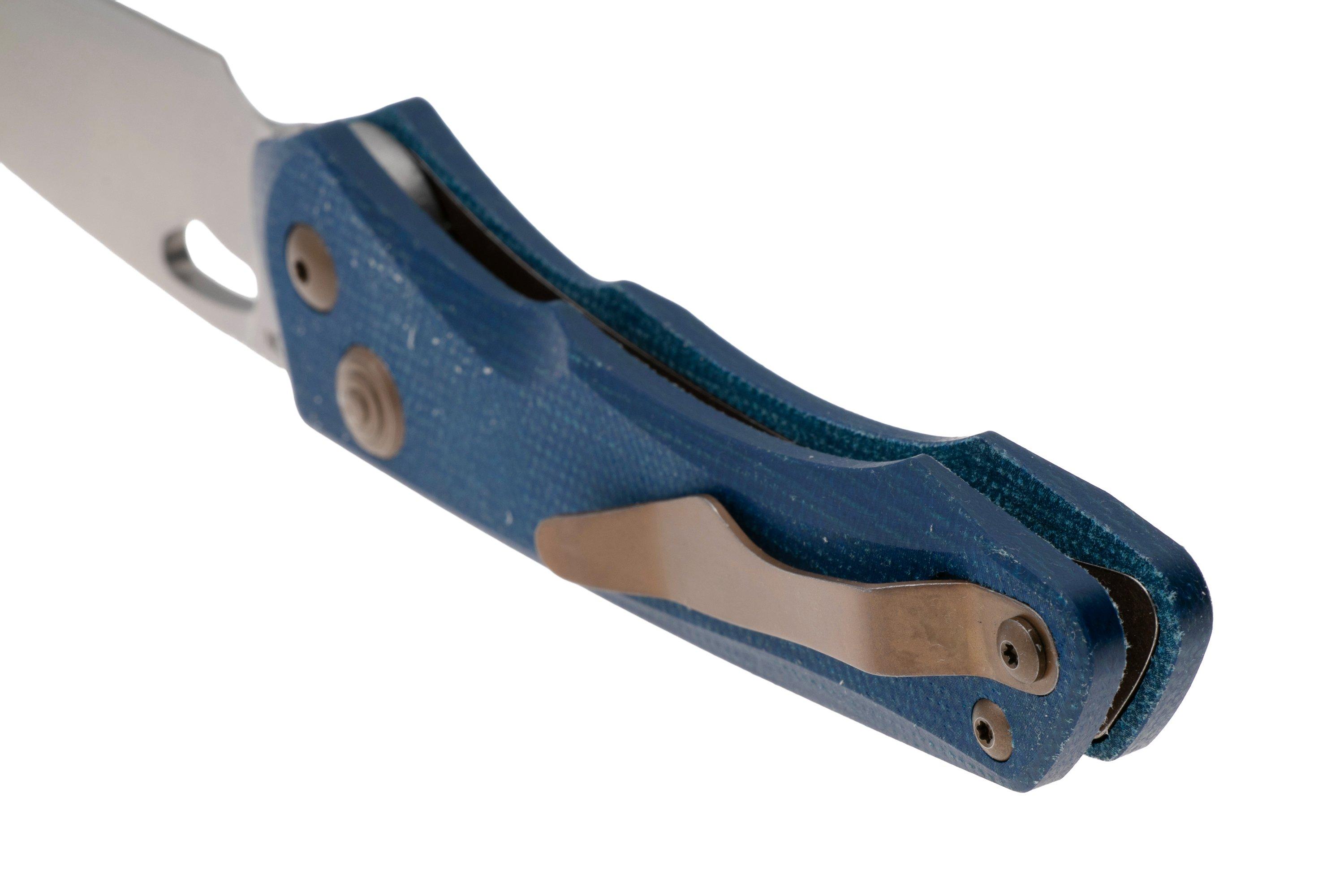 Real Steel Griffin Pro 7131DM Stonewashed 14C28N, Denim Micarta, zakmes ...