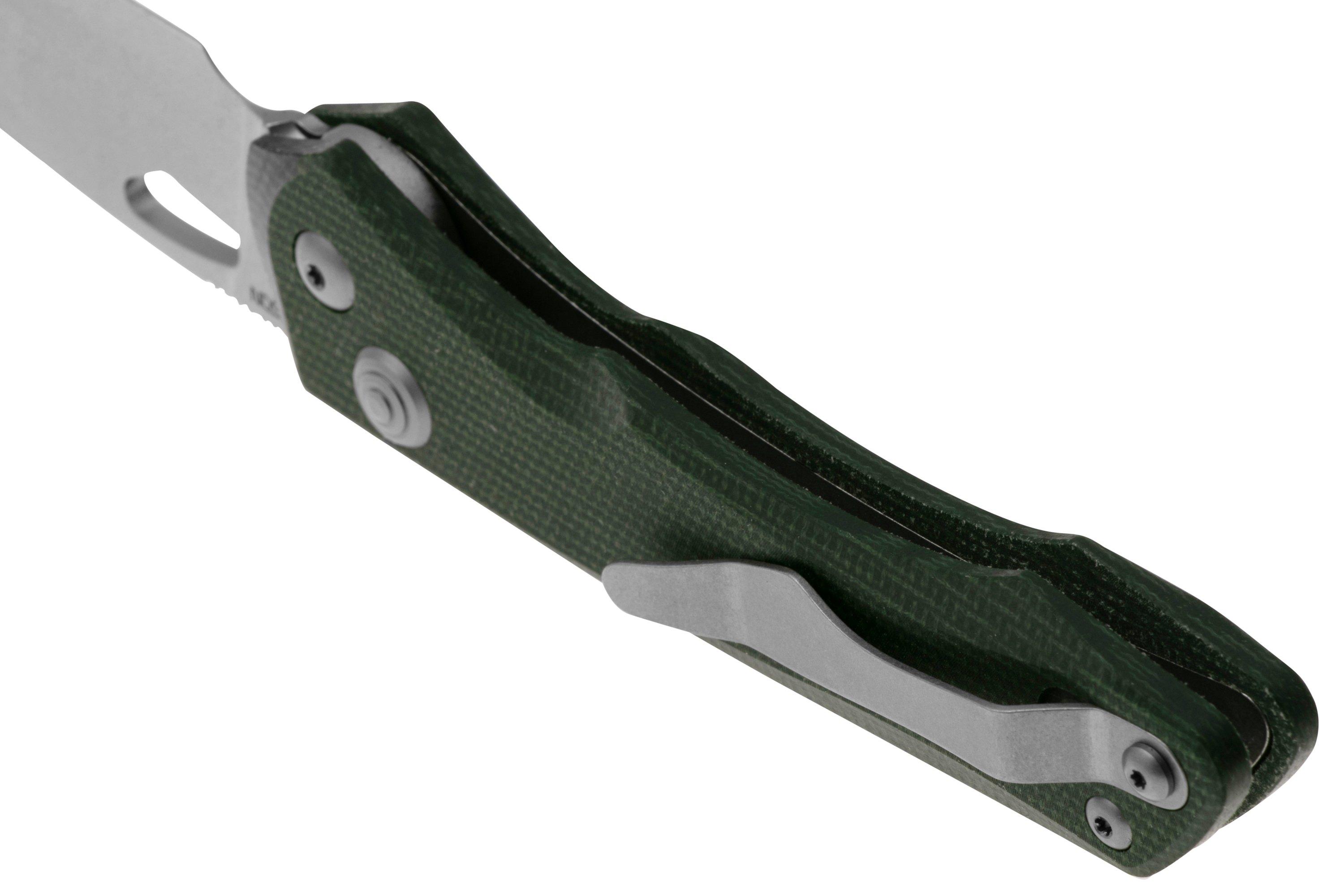 Real Steel Griffin Pro 7131GM 14C28N, Green Micarta, pocket knife ...