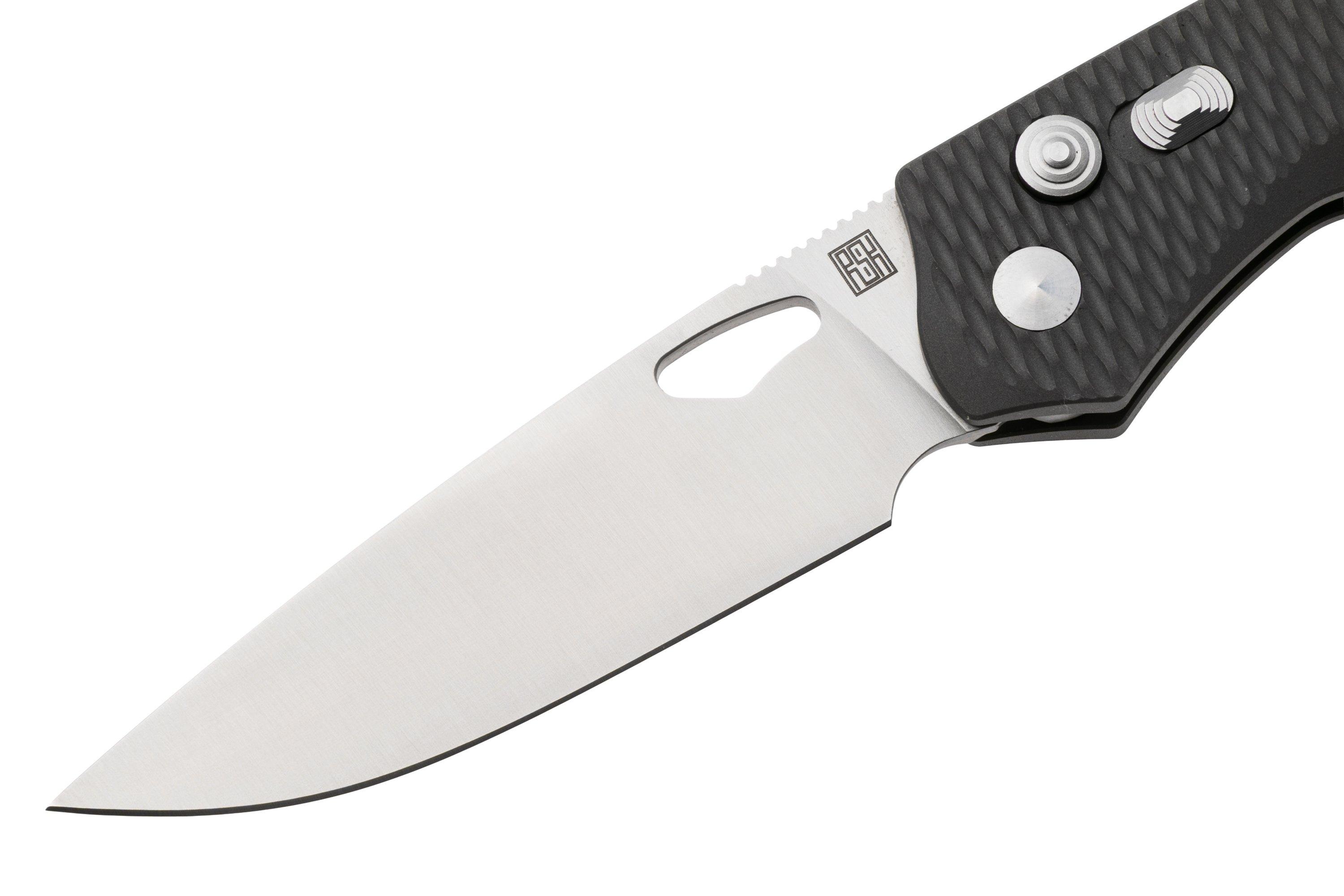 Real Steel Griffin Ultimatum 7131T1 Satin Vanax, Titanium, pocket knife ...