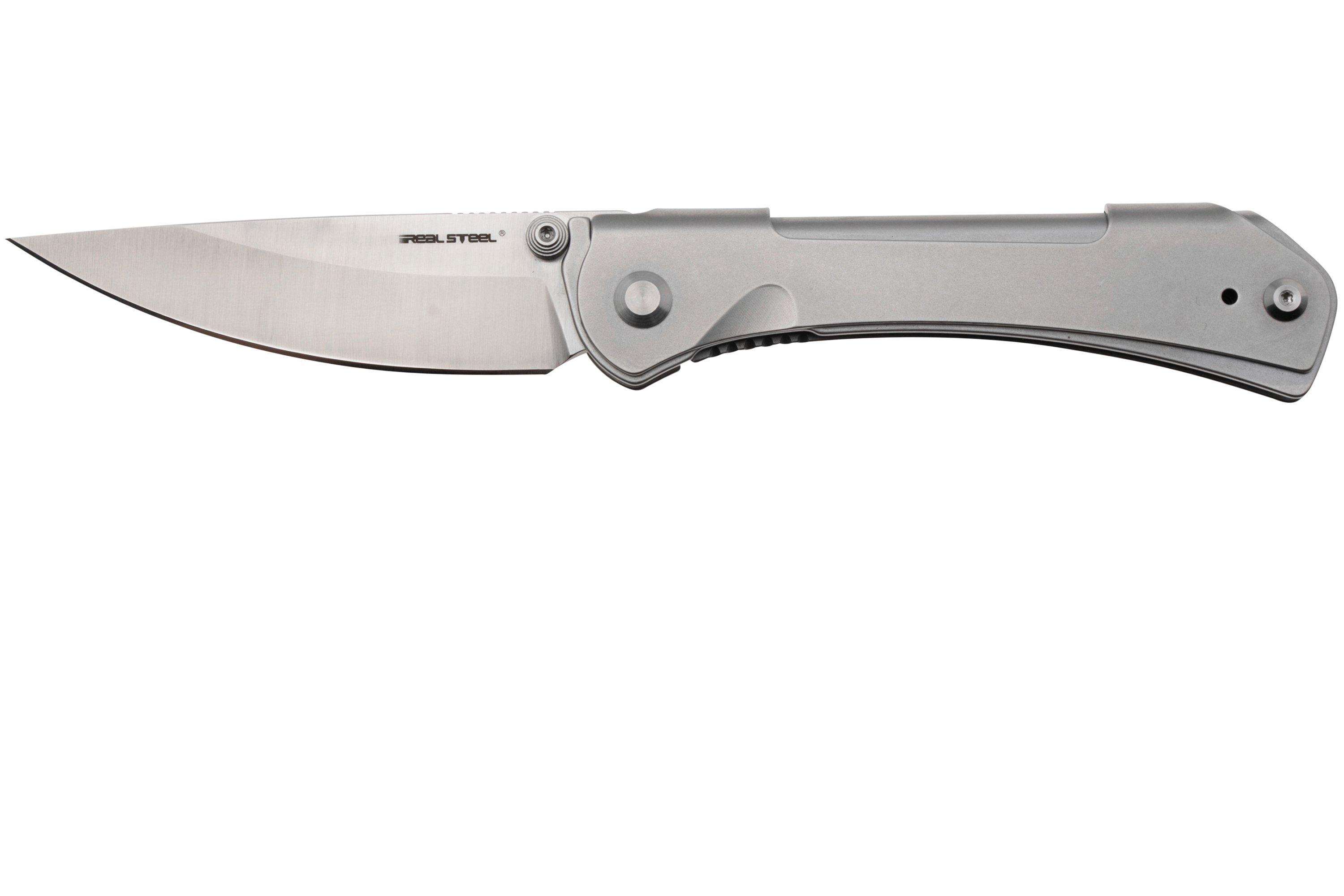 Real Steel SYLPH 7141 Nitro-V, Satin Hardware pocket knife, Poltergeist ...