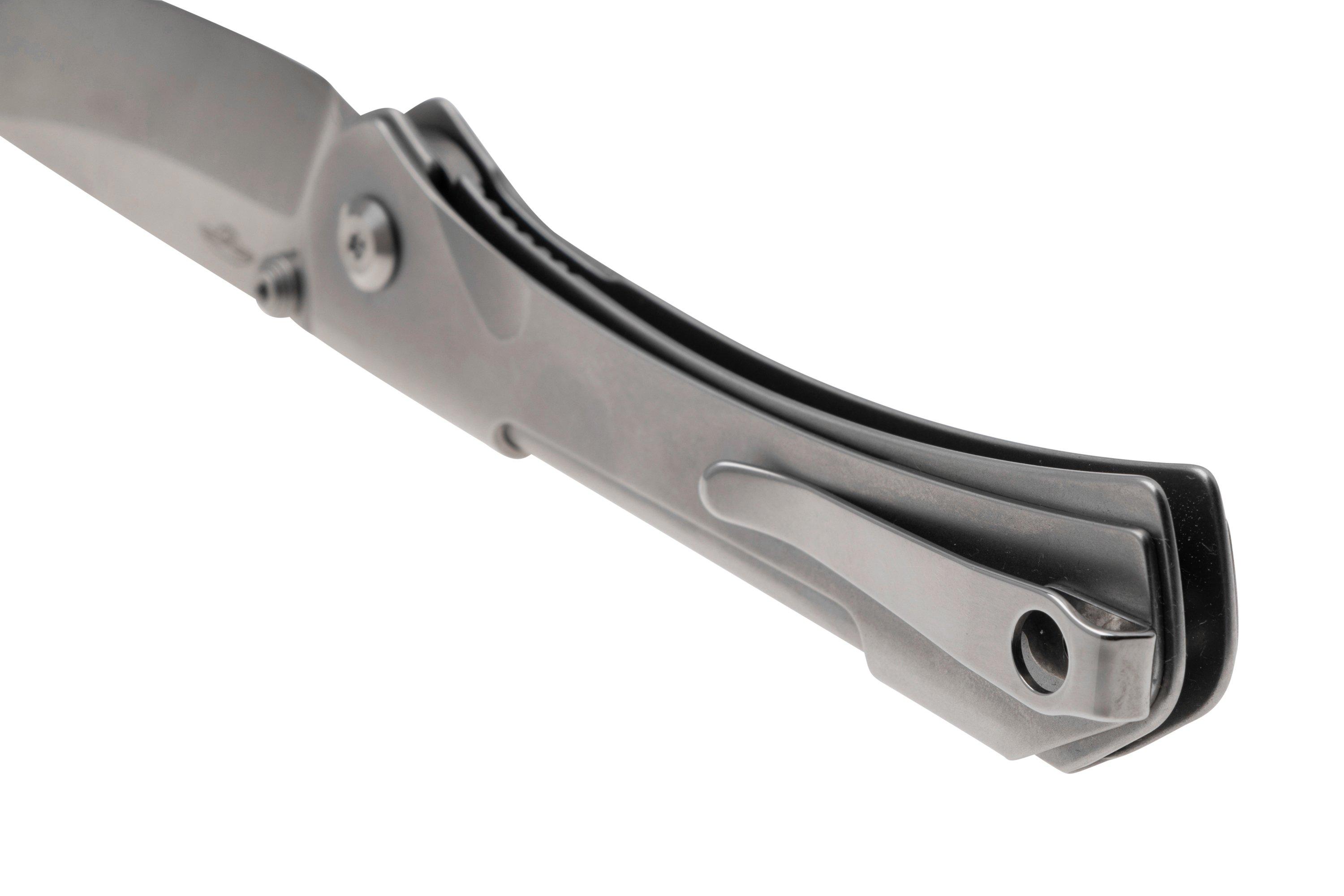 Real Steel SYLPH 7141 Nitro-V, Satin Hardware pocket knife, Poltergeist ...