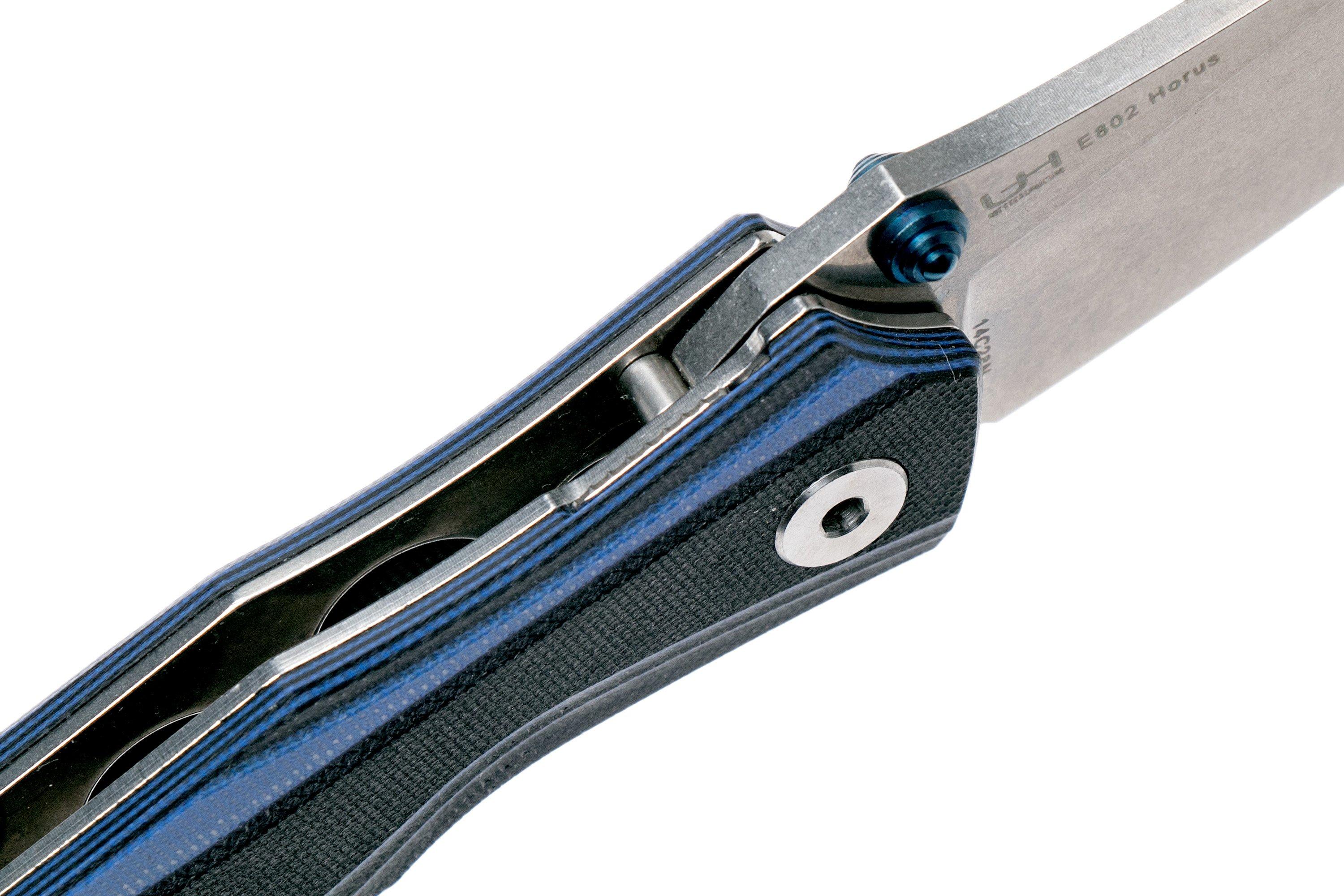 Real Steel Horus E802 Black/Blue 7432, navalha | Compras vantajosas em ...